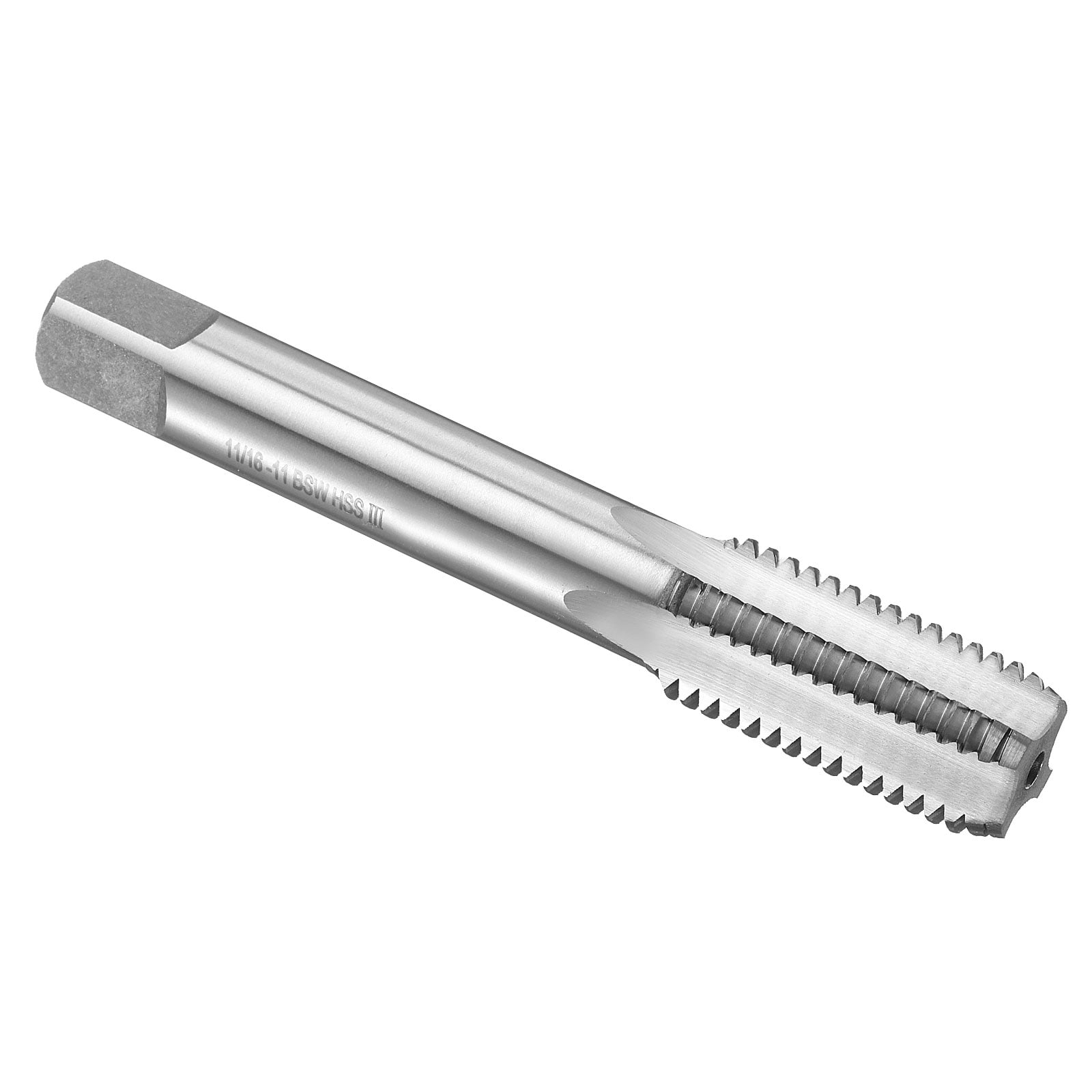 Uxcell Hand Bottom Tap 11/16"-11 BSW 2B Bottoming Style Screw Tapping ...