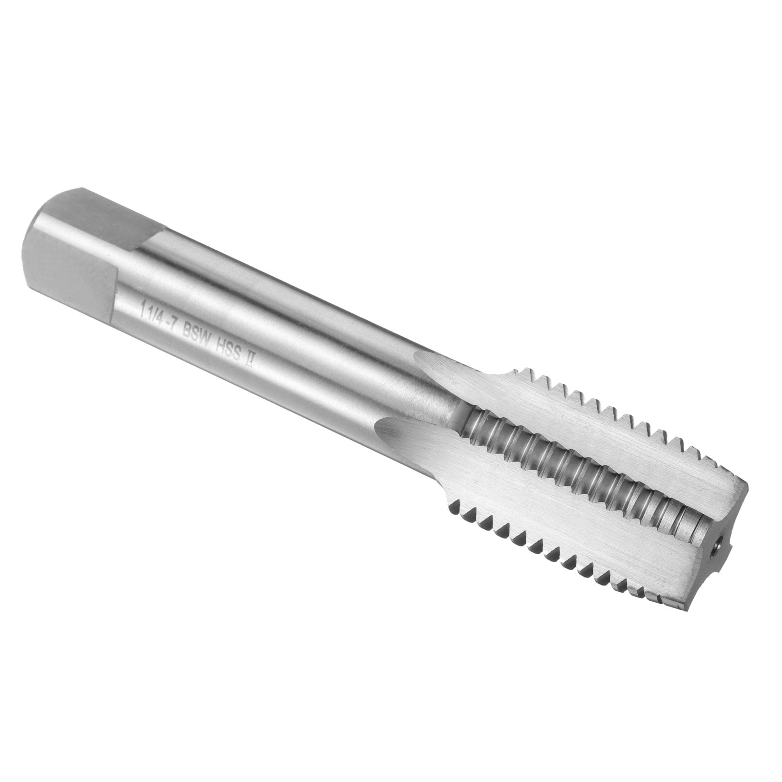Uxcell Hand Plug Tap 1-1/4"-7 BSW 2B Thread Plug Style Screw Tapping Threading Tool - Walmart.com