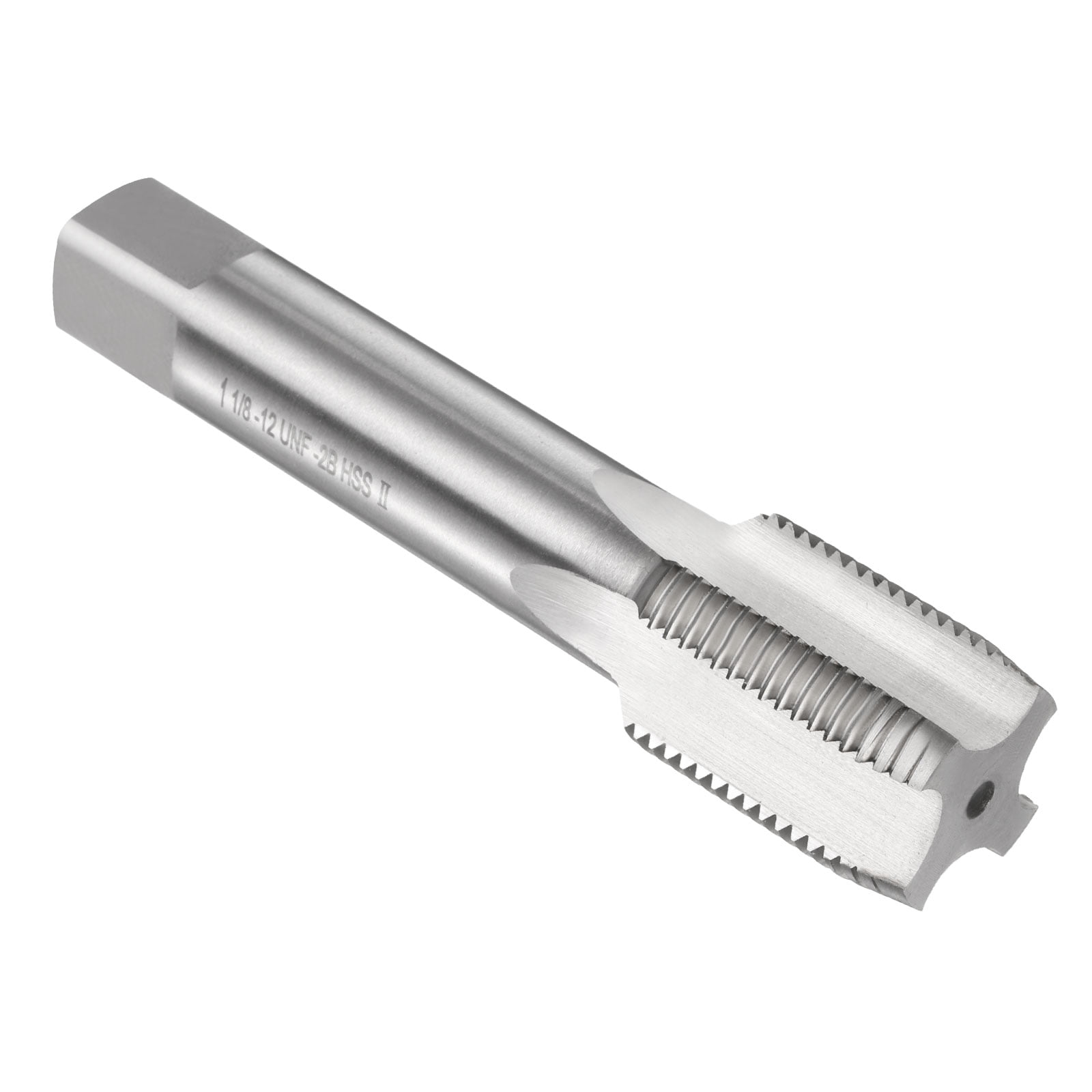 Uxcell Hand Plug Tap 1-1/8"-12 UNF 2B Thread Plug Style Screw Tapping ...