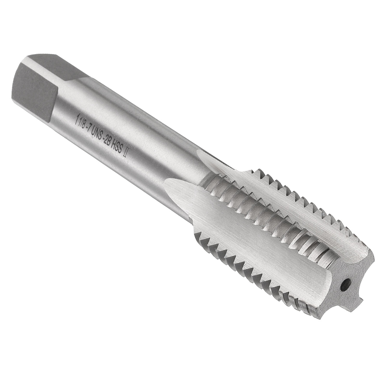 Uxcell Hand Plug Tap 1-1/8-7 UNC 2B Thread Plug Style Taps Straight ...