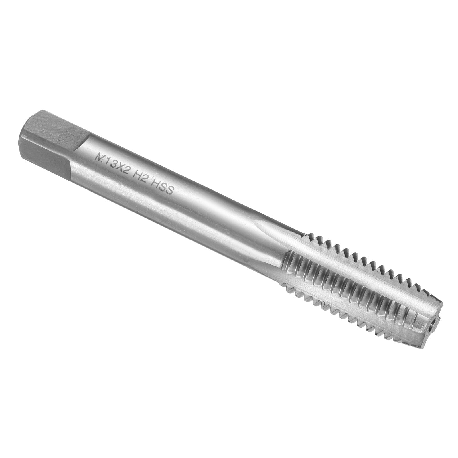 Uxcell Hand Plug Tap M13 x 2 H2 Metric Thread Plug Style Taps Straight Flute Screw Tapping ...