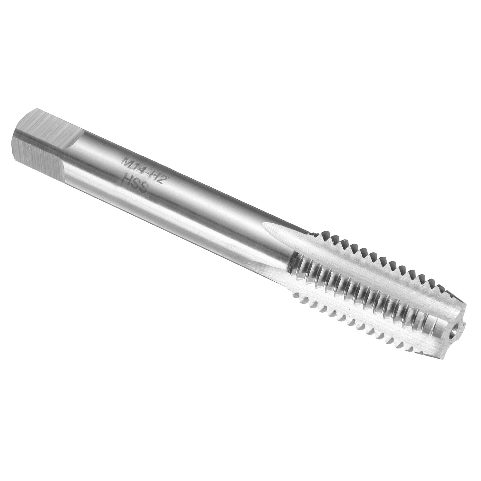 Uxcell Hand Plug Tap M14 x 2 H2 Metric Thread Taps Straight Flute Screw Tapping Threading Tool ...