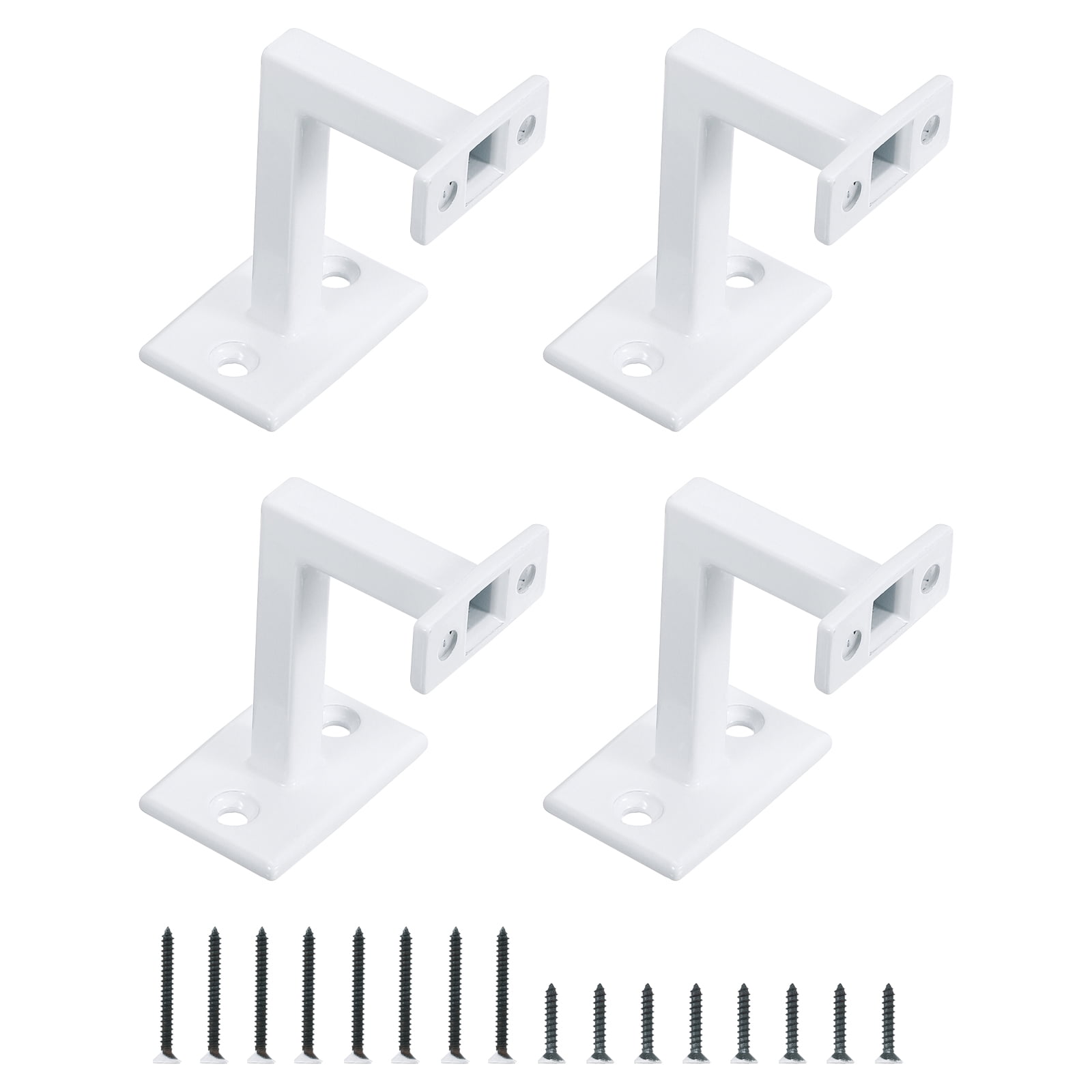 Uxcell Hand Rail Brackets Square Hand Rail Brackets for Staircase Stair ...