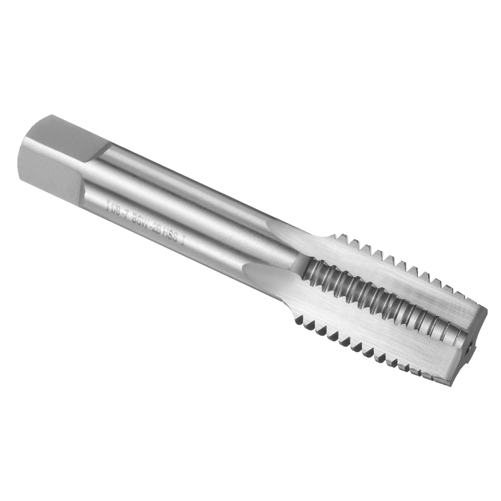 Uxcell Hand Taper Tap 1-1/8"-7 BSW Thread Taper Style Screw Tapping ...