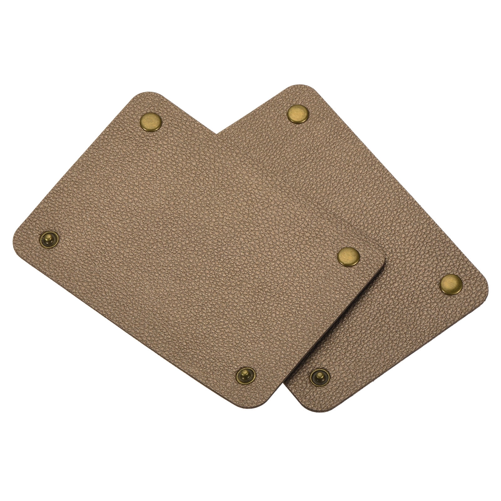 Uxcell Handbag Grip Protector Leather Handle Wrap, Golden Brown 2 Pack ...