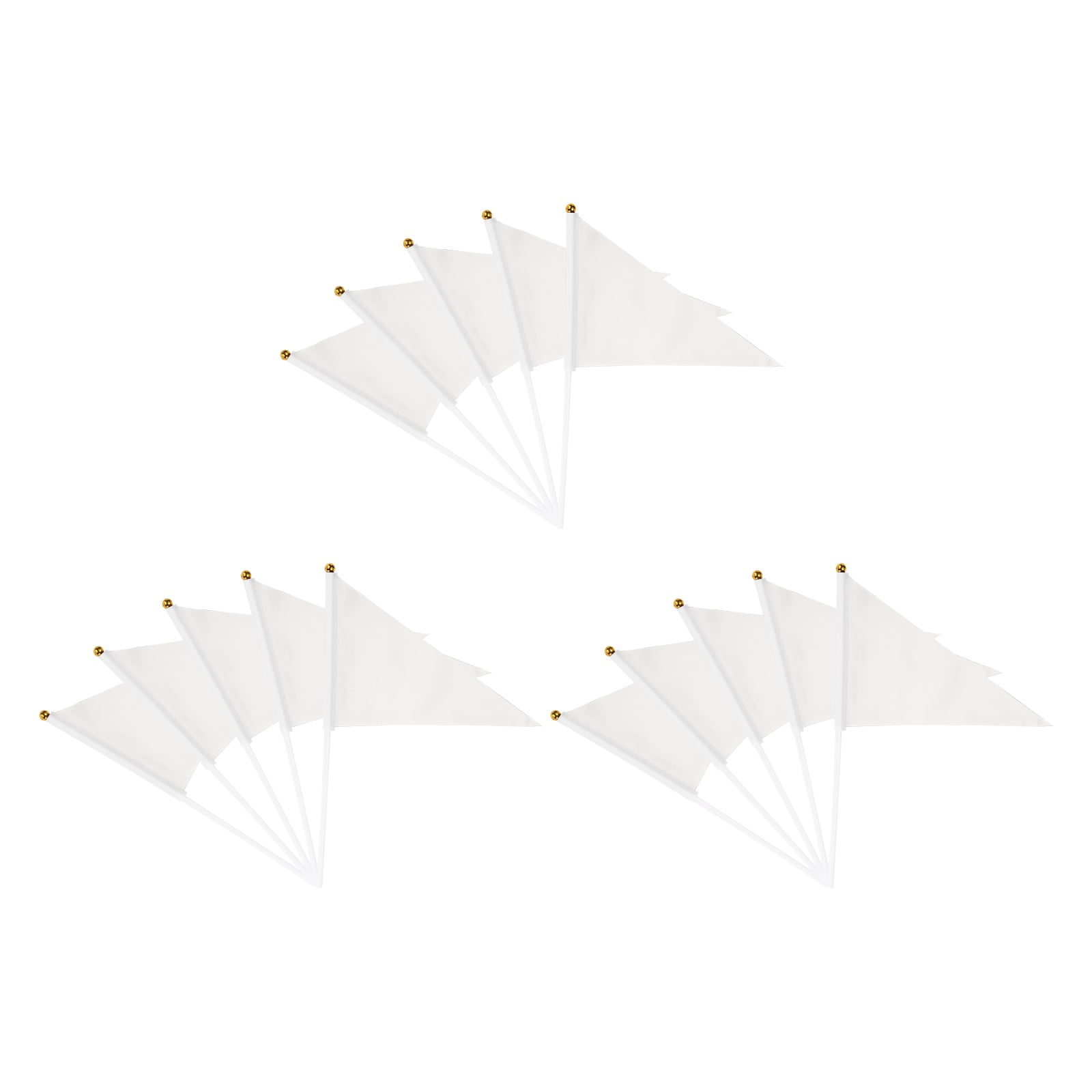 Uxcell Handheld Triangle Flag, Pennant Flags on Sticks Flags Small Mini ...