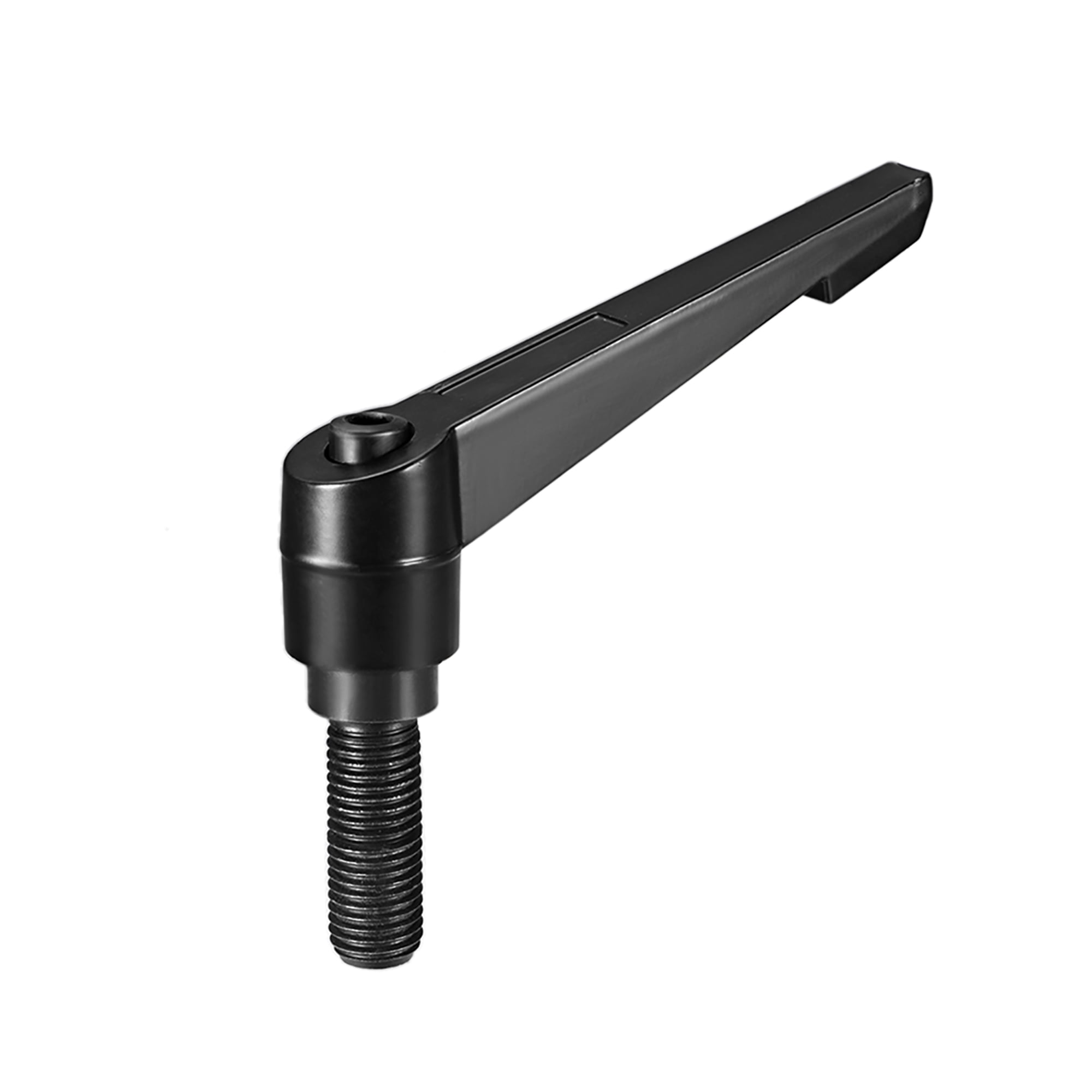 Uxcell Handle Adjustable Clamping Lever Threaded Push Button Ratchet Male Threaded Stud M16x33mm ...