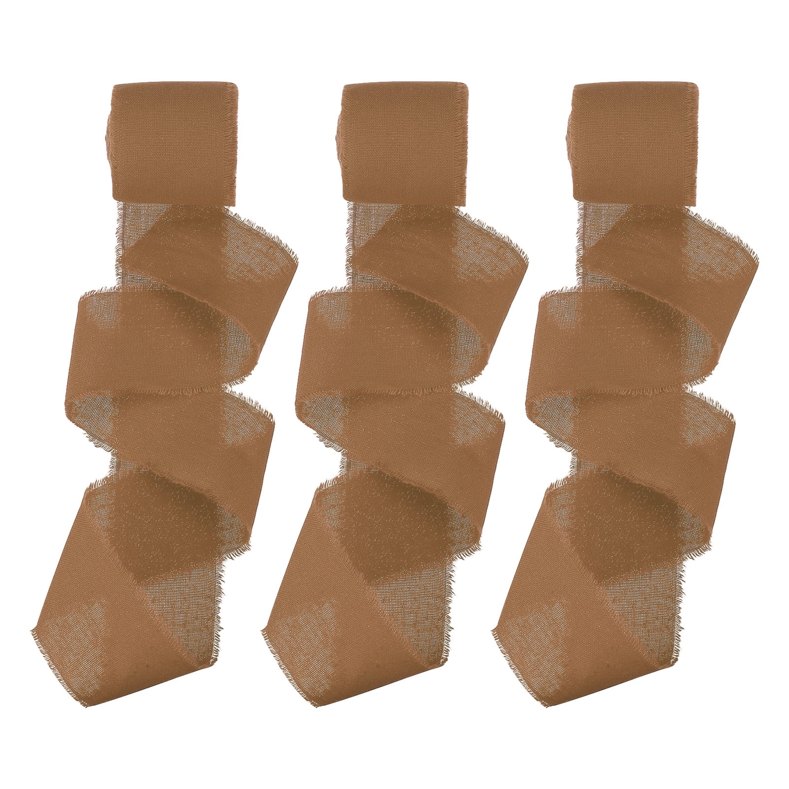 Uxcell Handmade Fringe Cotton Ribbon, Cotton Frayed Fringe Fabric ...