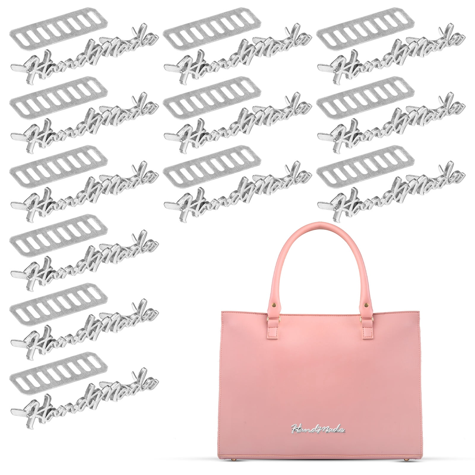 Uxcell Handmade Metal Letter Tags Label [12PCS] - Purse Bags Sewing ...