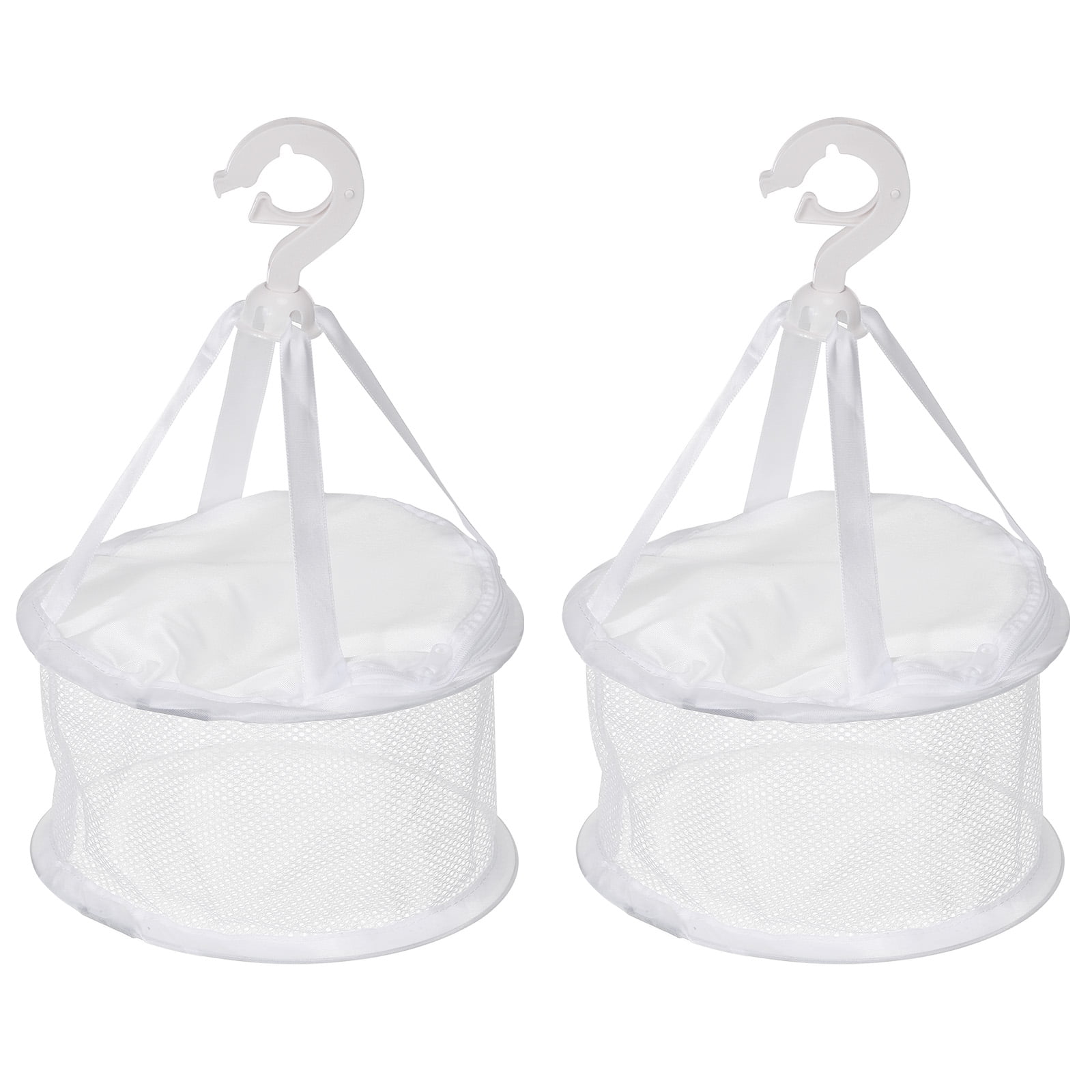 Uxcell Hanging Mesh Drying Basket, 2 Pcs Cosmetic Brushes Drying Net ...