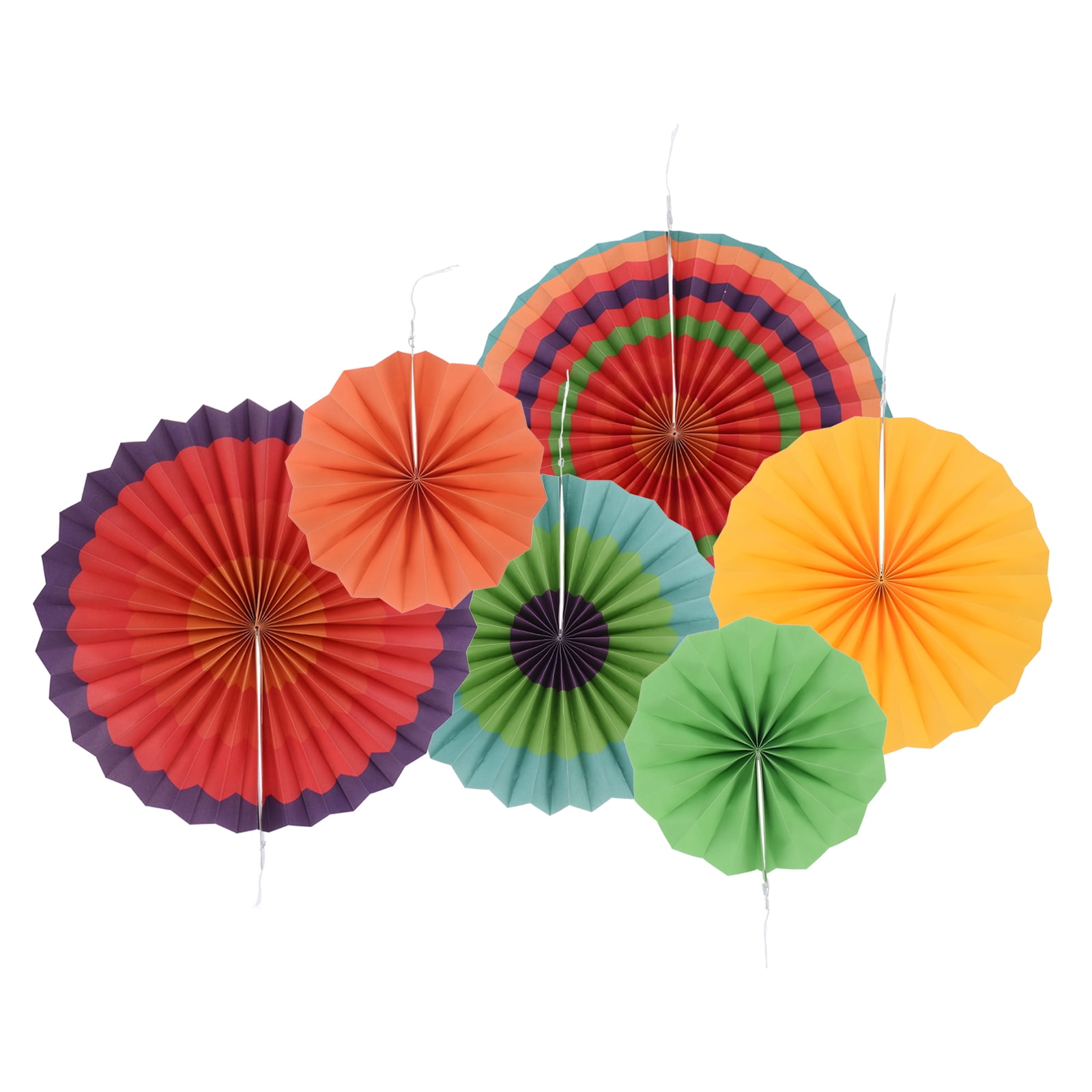 Uxcell Hanging Paper Fans Set Paper Decorations for Party Birthday ...