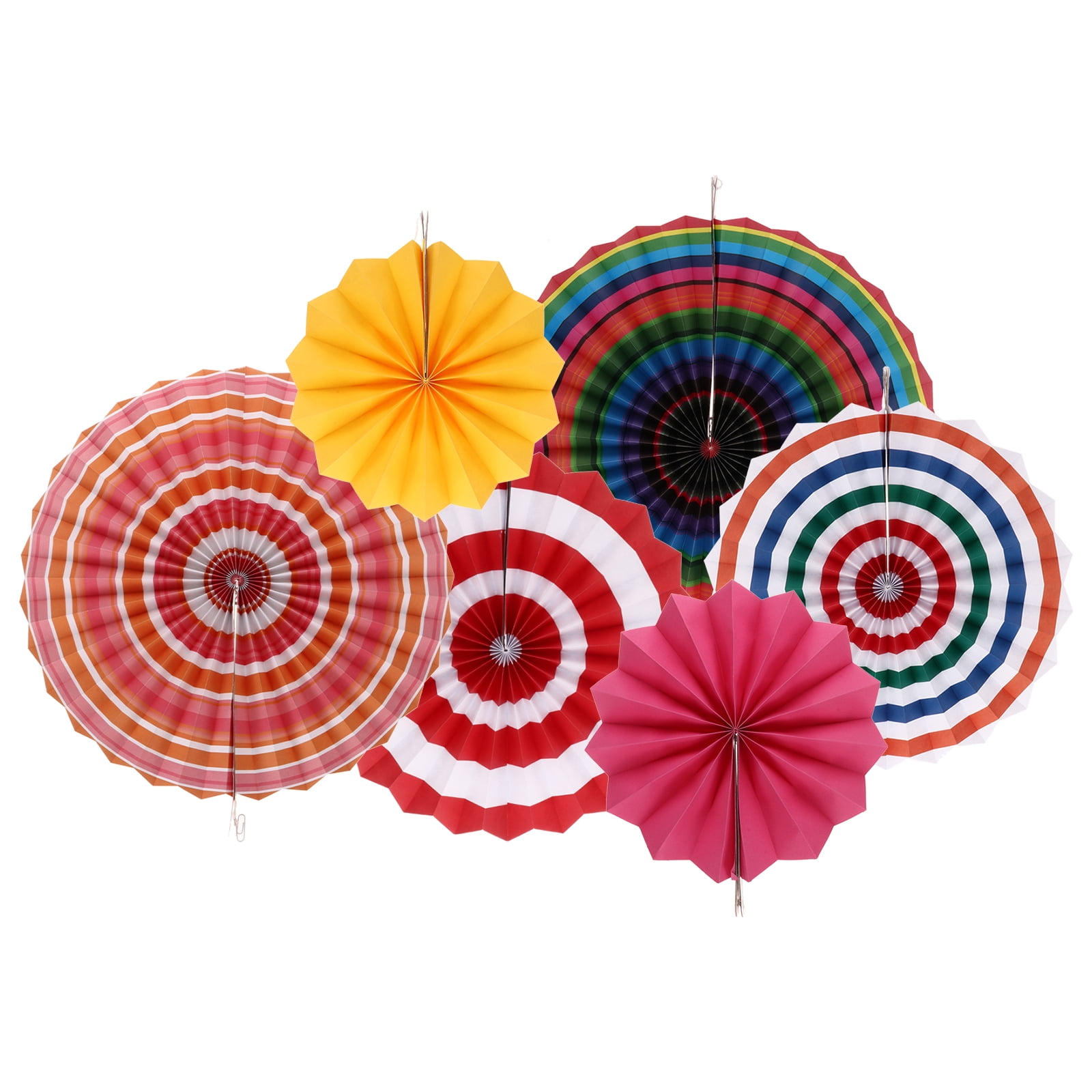 Uxcell Hanging Paper Fans Set Paper Decorations for Party Birthday ...