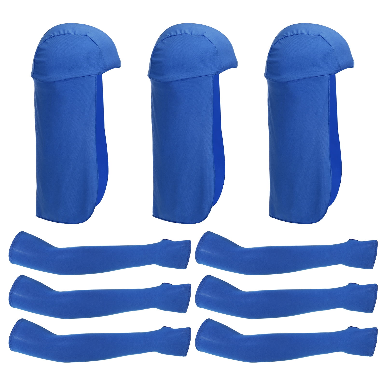 Uxcell Hard Hat Sun Shade, 6 Pack Neck Shade and Cooling Arm Sleeves ...