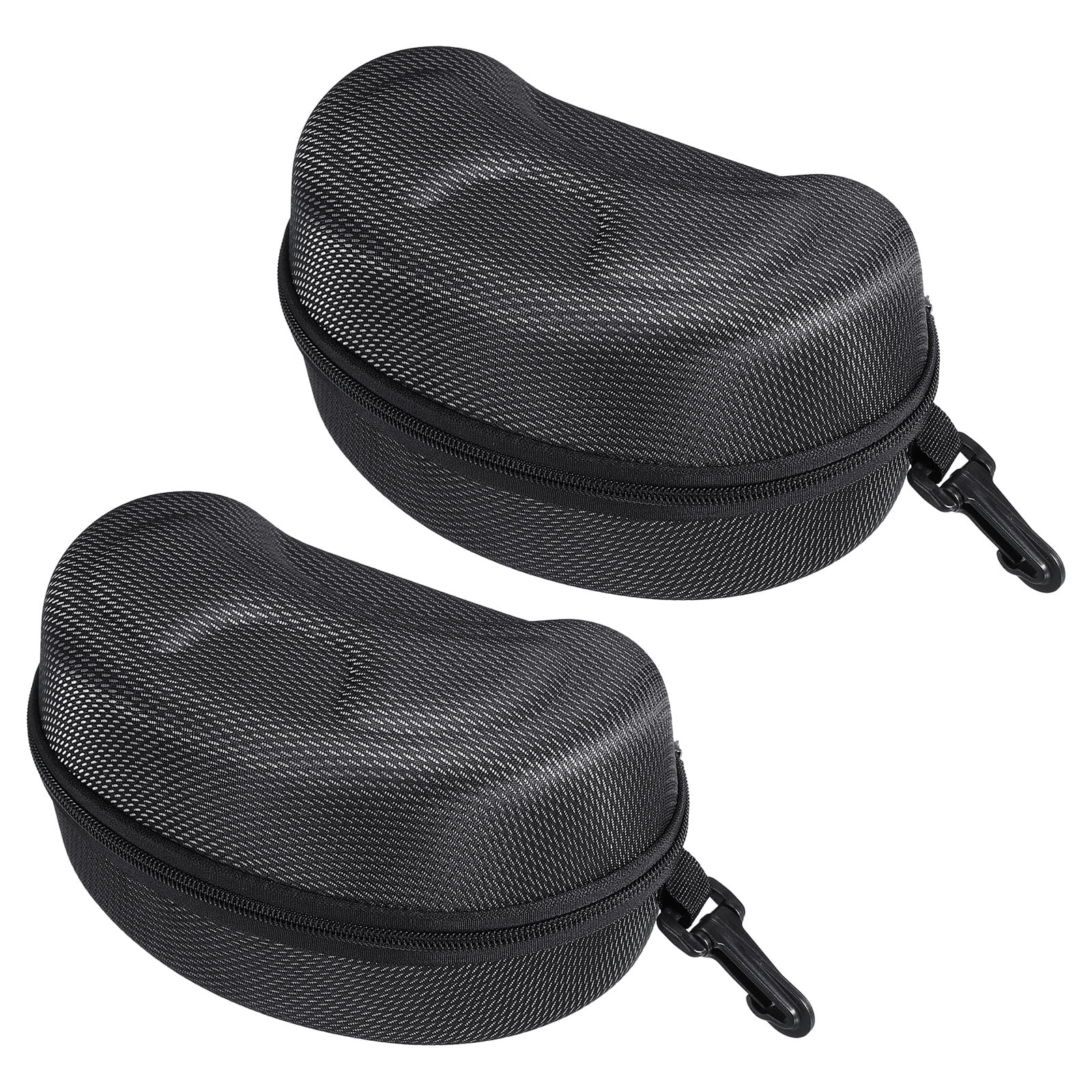 Uxcell Hard Ski Goggle Case, 2 Pack EVA Sports Glasses Case, 8.27" x 5. ...