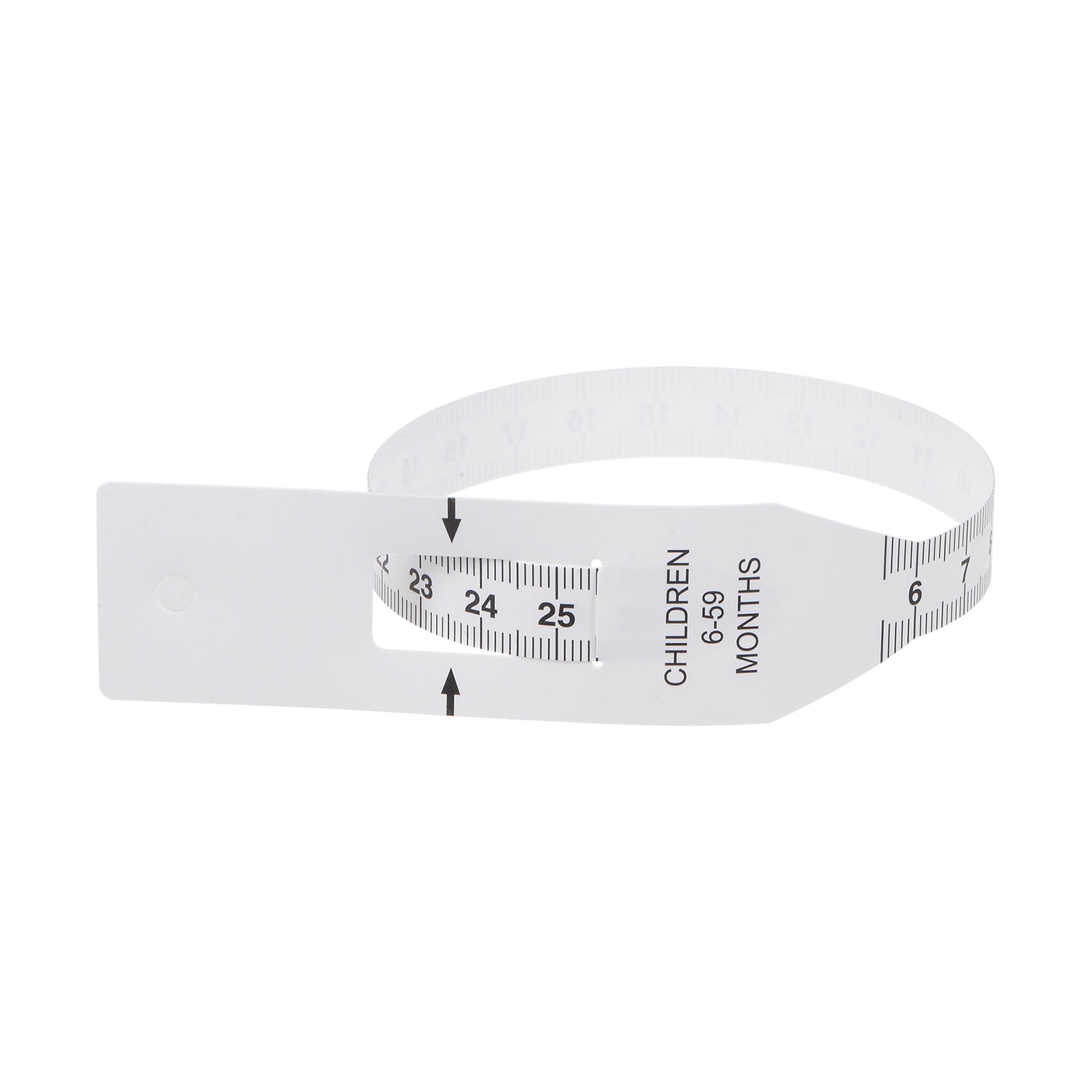 Uxcell Head Circumference Tape 26cm Plastic Measuring Rule Measure for ...