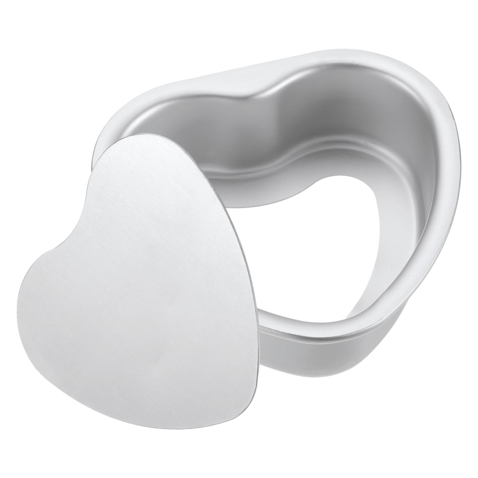 Uxcell Heart Shaped Cake Pan with Removable Loose Bottom 3" Cheesecake ...