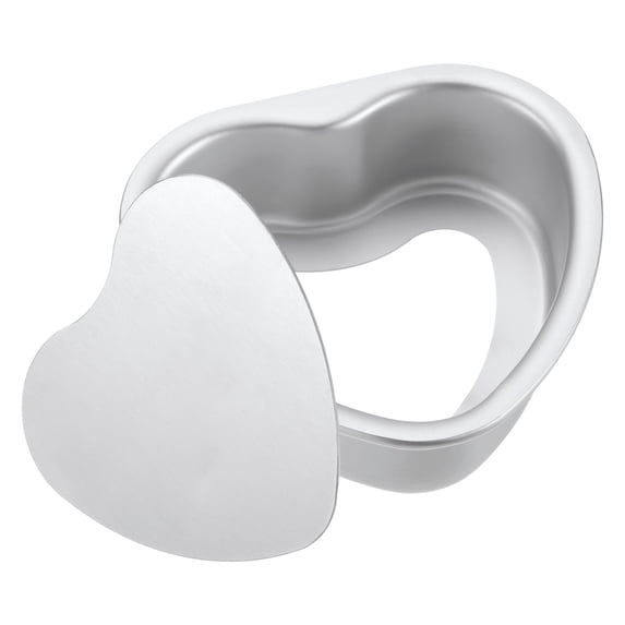 Uxcell Heart Shaped Cake Pan with Removable Loose Bottom 3" Cheesecake ...