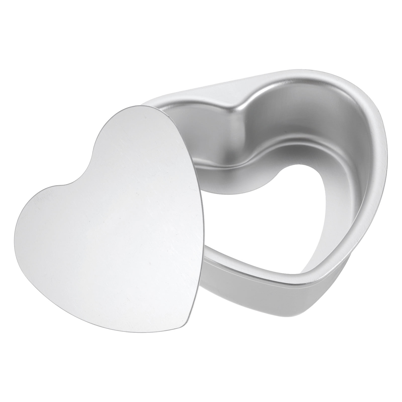 Uxcell Heart Shaped Cake Pan with Removable Loose Bottom 4" Cheesecake ...