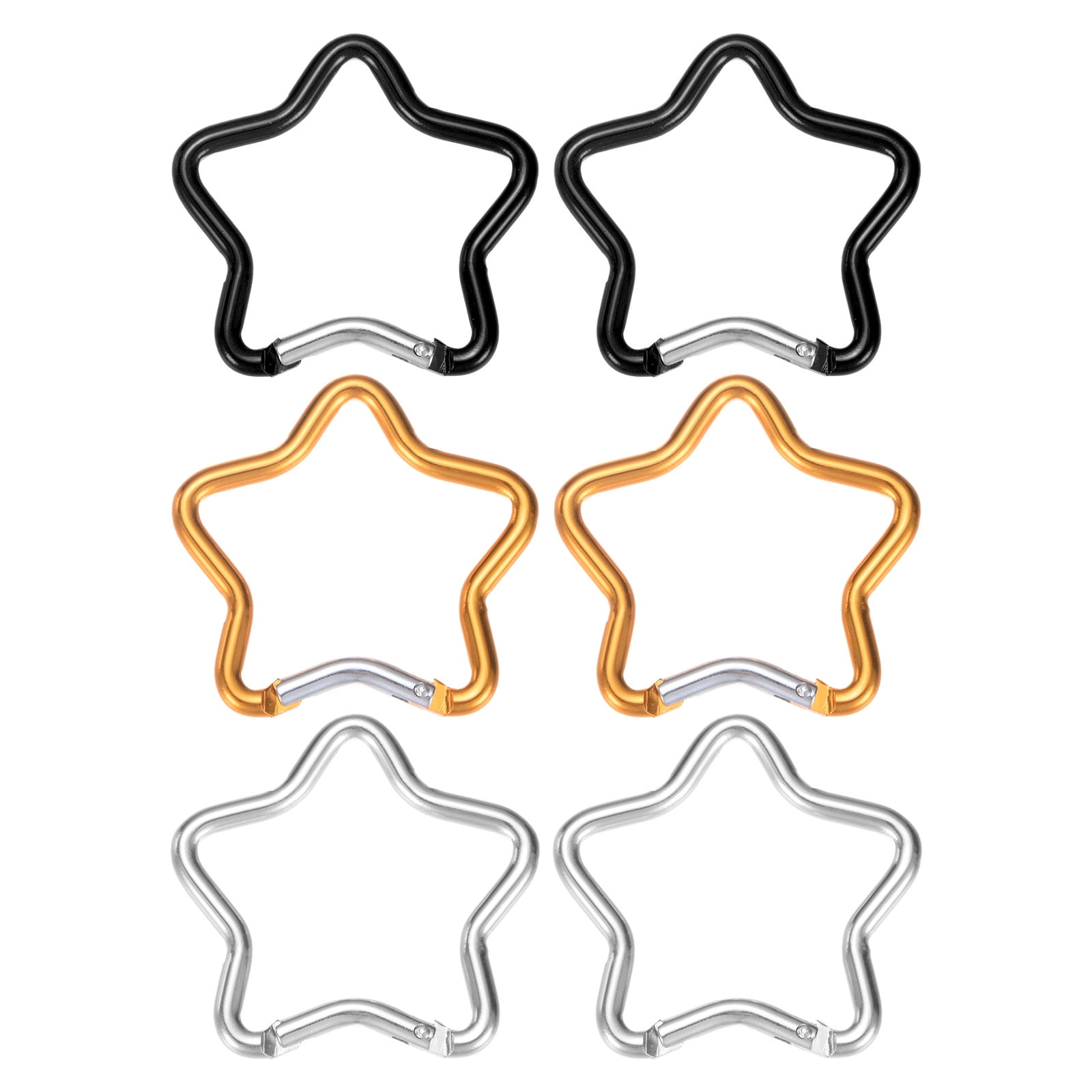 Uxcell Heart Shaped Snap Clip [6 Pack] - Keychain Clip Spring Snap Hook ...