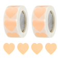 Uxcell Heart Shaped Sticker 1 Inch Self Adhesive Love Sticker Label for ...