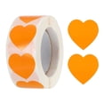 Uxcell Heart Shaped Sticker 1 Inch Self Adhesive Love Sticker Label for ...