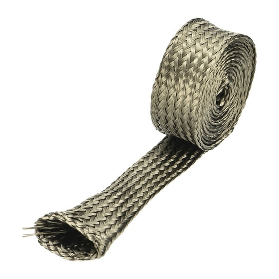 Uxcell Heat Shield Sleeve Fuel Line Heat Shield Sleeve 1 pack 0.4" ID 3 ...