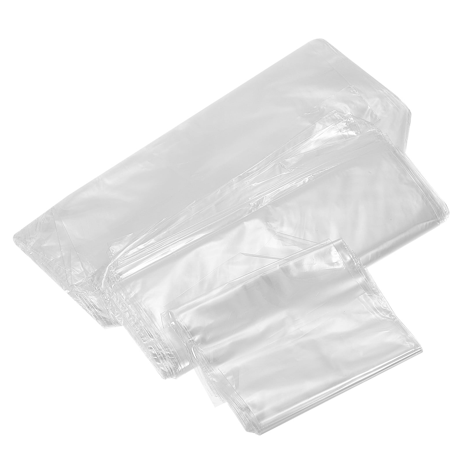 Uxcell Heat Shrink Wrap Bags POF Transparent 14x9 10x7 6x3.9 inch for ...