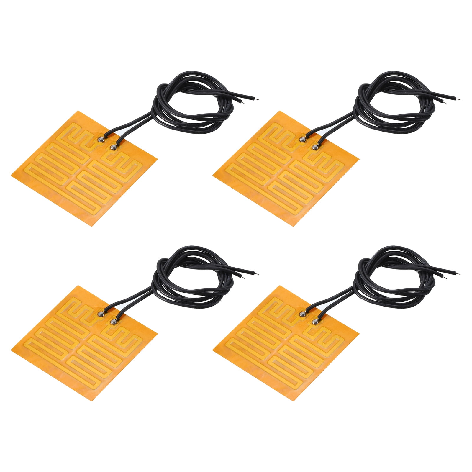 Uxcell Heater Film Heating Plate 4.9W 3.7V Polyimide Heat Pad Adhesive ...