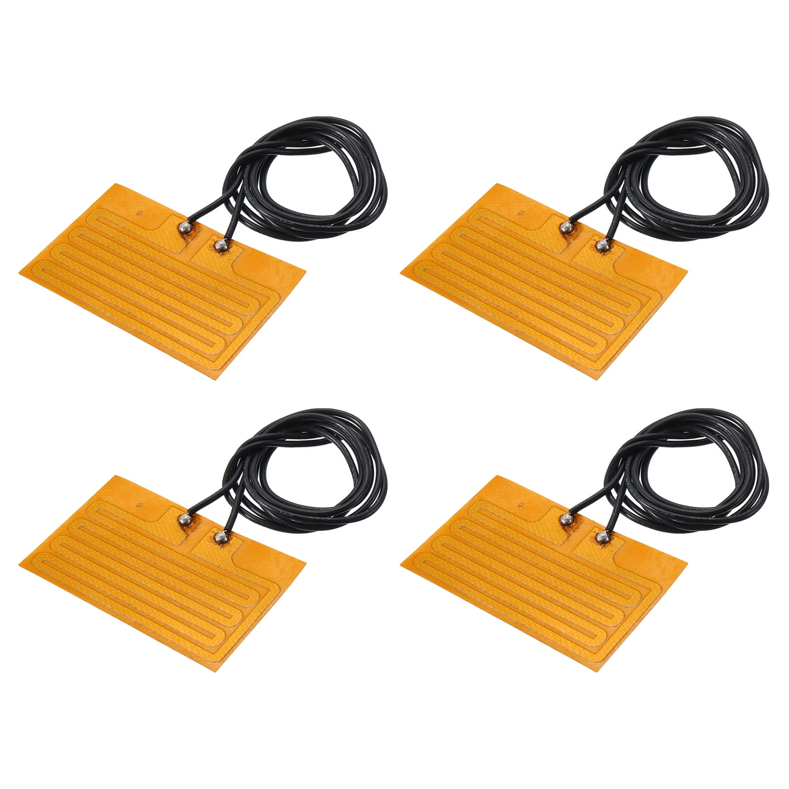Uxcell Heater Film Heating Plate 4.9W 3.7V Polyimide Heat Pad Adhesive ...