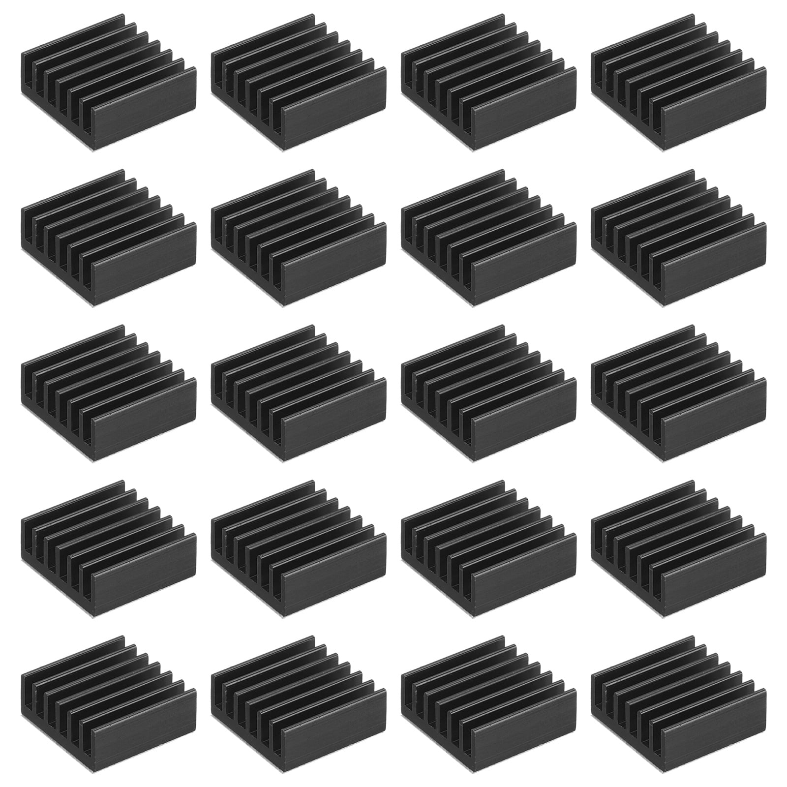 Uxcell Heatsink Aluminum Heat Sink with Thermal Blue Sticker for ...
