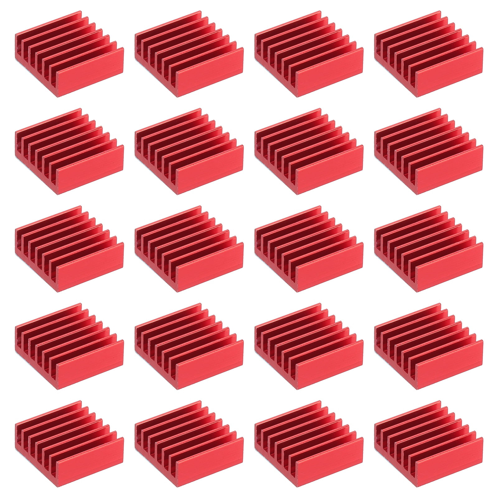 Uxcell Heatsink Aluminum Heat Sink with Thermal Blue Sticker for ...