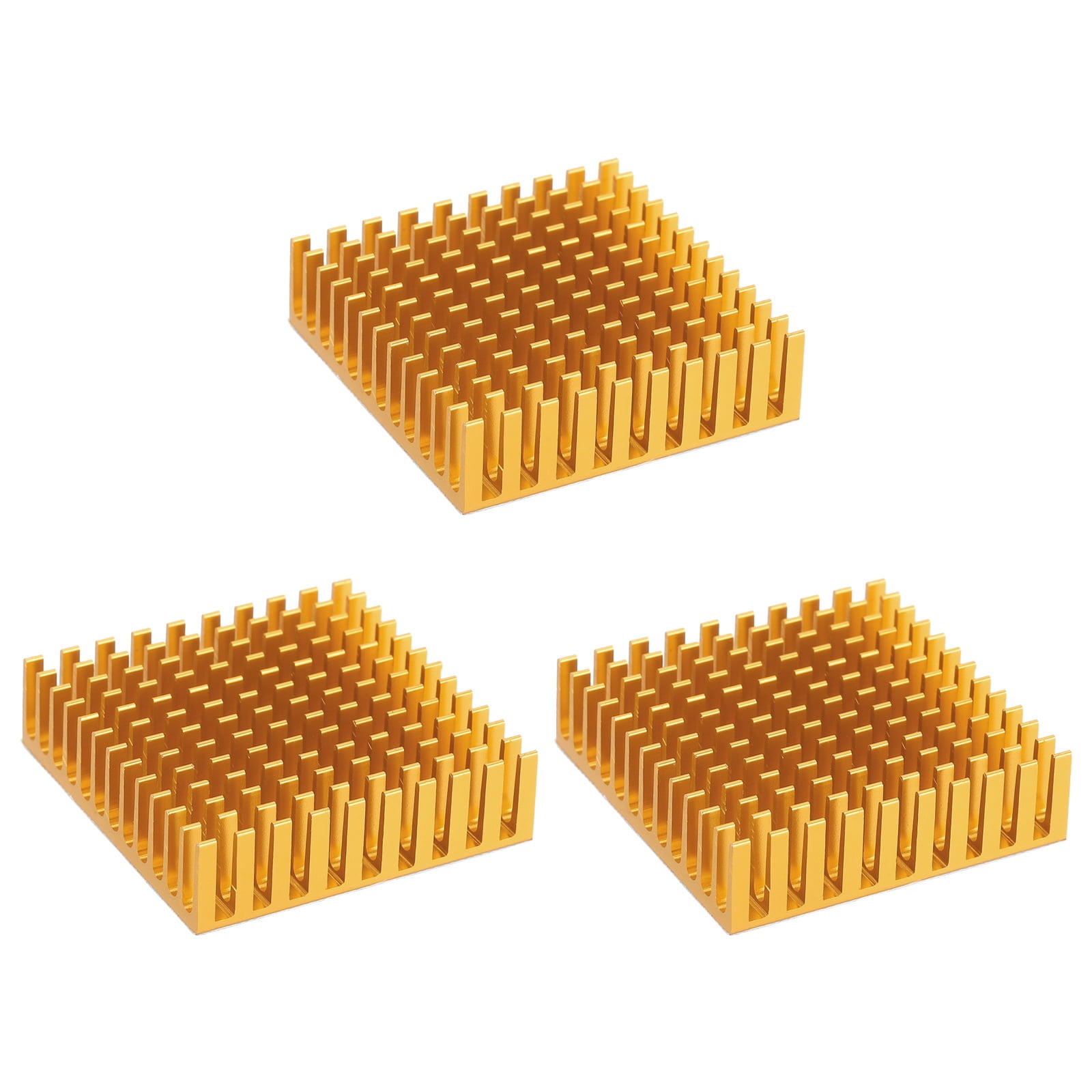 Uxcell Heatsink Aluminum Heat Sink with Thermal Sticker for Raspberry ...