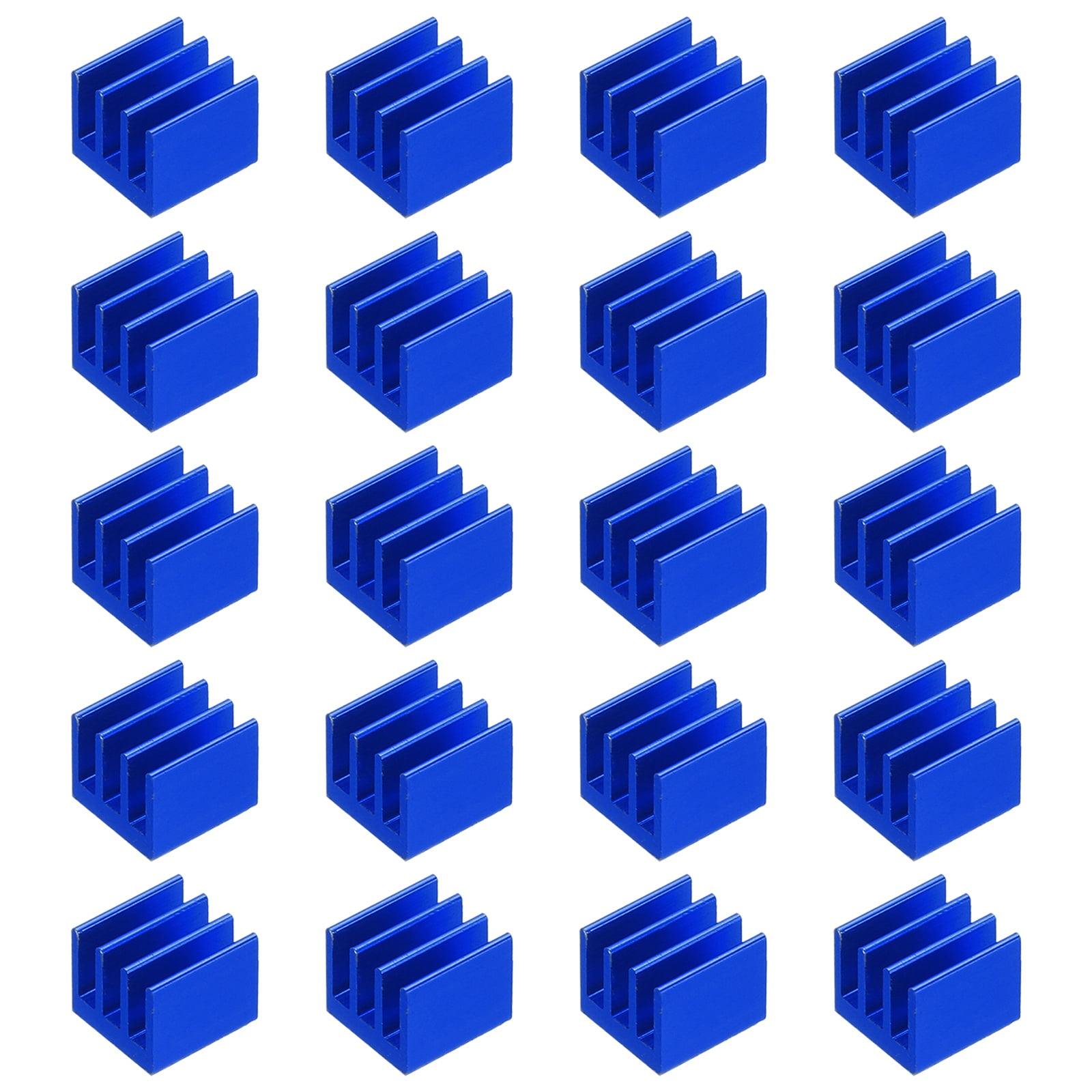 Uxcell Heatsink Aluminum Heat Sink with Thermal Blue Sticker for ...