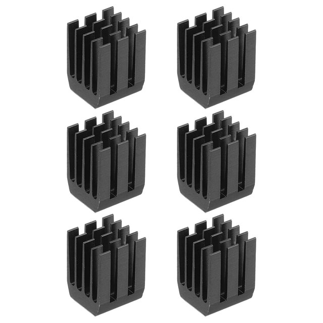 Uxcell Heatsink Aluminum Heat Sink with Thermal Sticker for Efficient ...