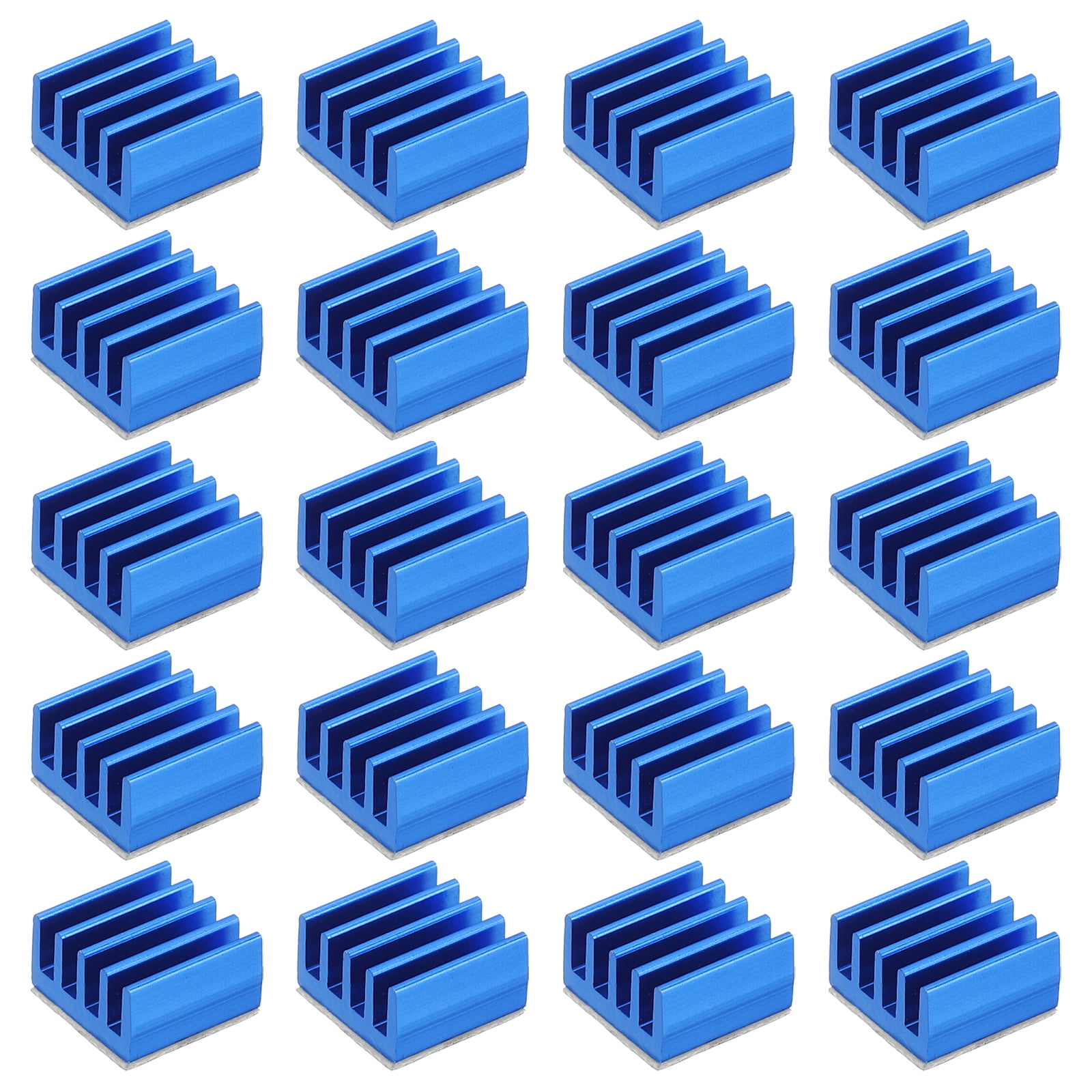 Uxcell Heatsink Aluminum Heat Sink with Thermal Blue Sticker for ...