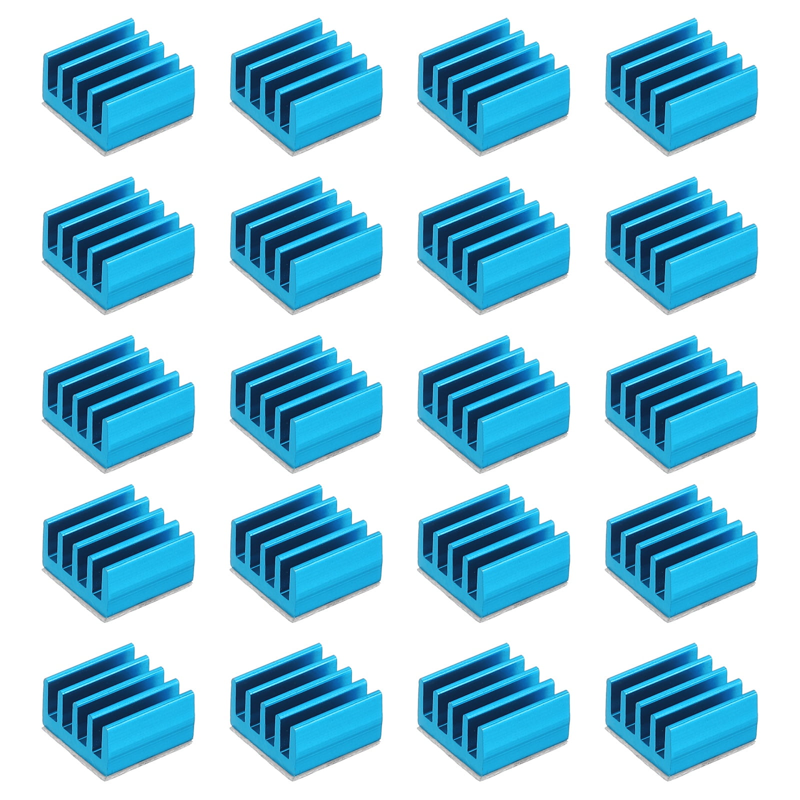 Uxcell Heatsink Aluminum Heat Sink with Thermal Blue Sticker for ...