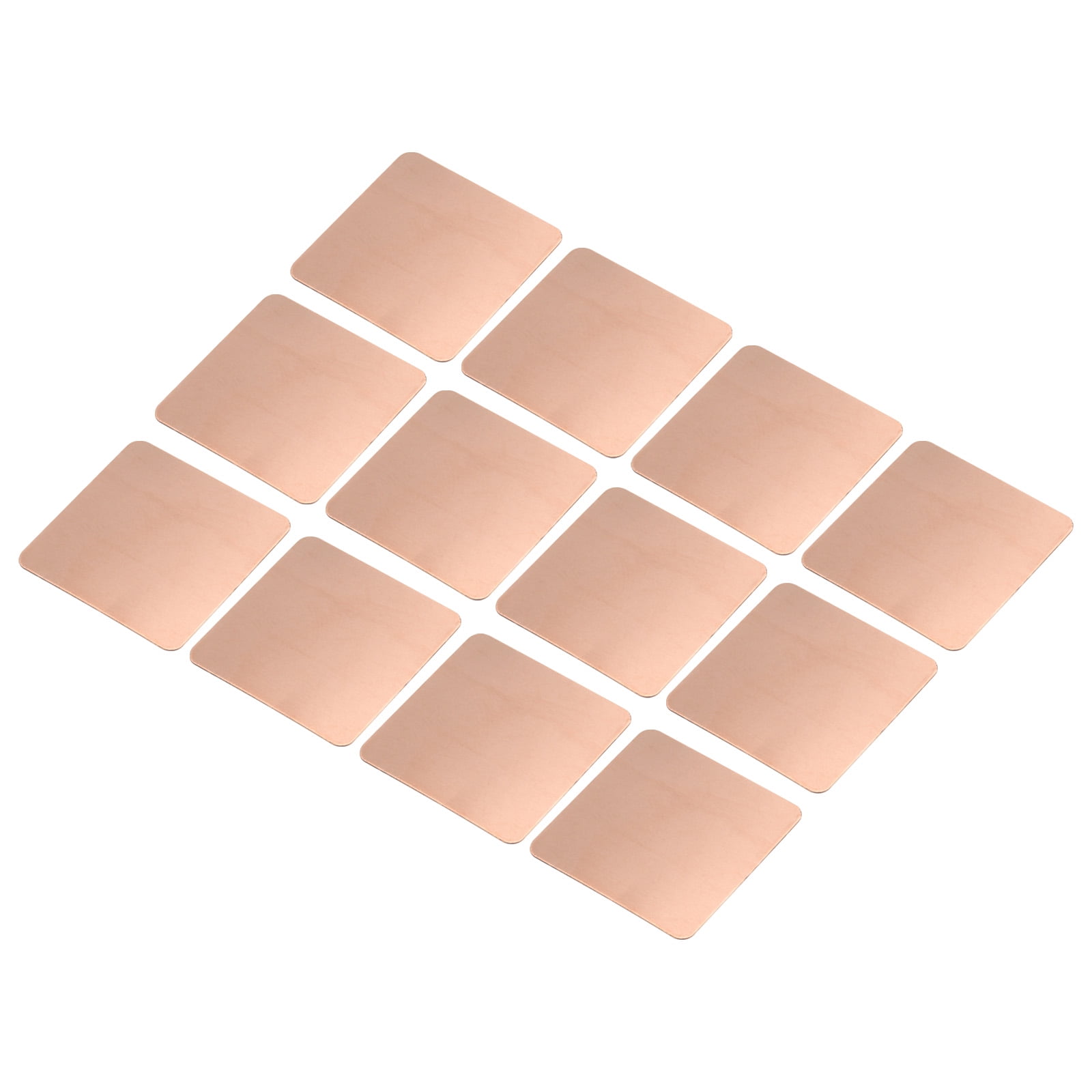 Uxcell Heatsink Copper Pad Shim 20mm x 20mm x 0.3mm Thermal Conductive ...