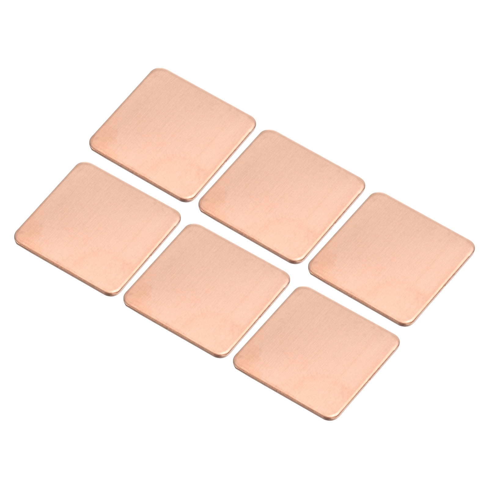 Uxcell Heatsink Copper Pad Shim 20mm x 20mm x 0.8mm Thermal Conductive ...