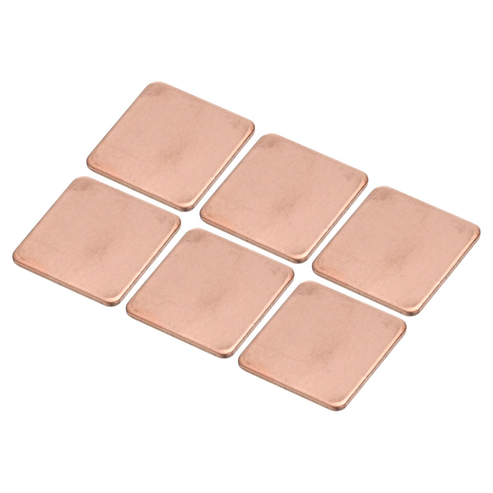 Uxcell Heatsink Copper Pad Shim 20mm x 20mm x 1.2mm Thermal Conductive ...