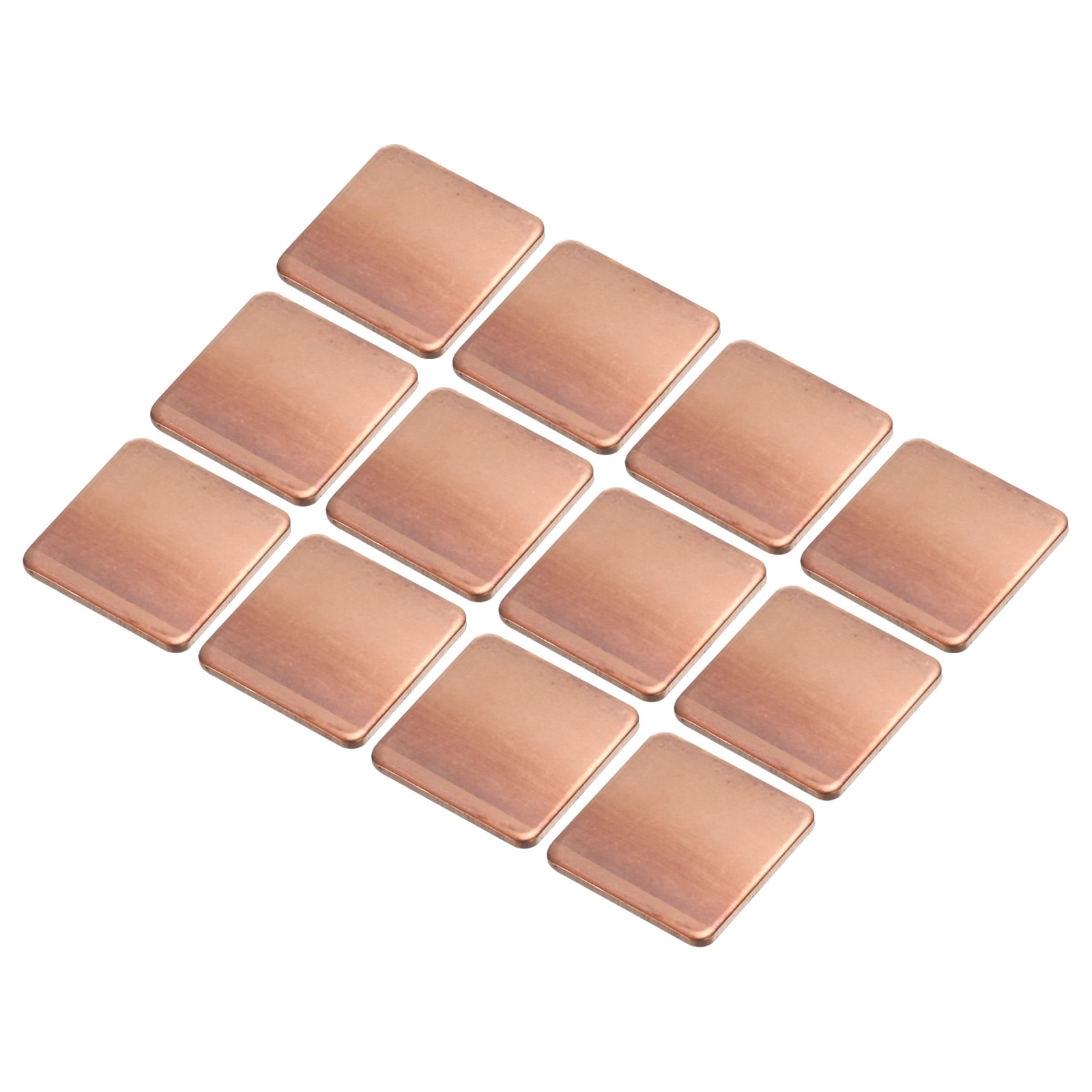 Uxcell Heatsink Copper Pad Shim 20mm x 20mm x 1.5mm Thermal Conductive ...