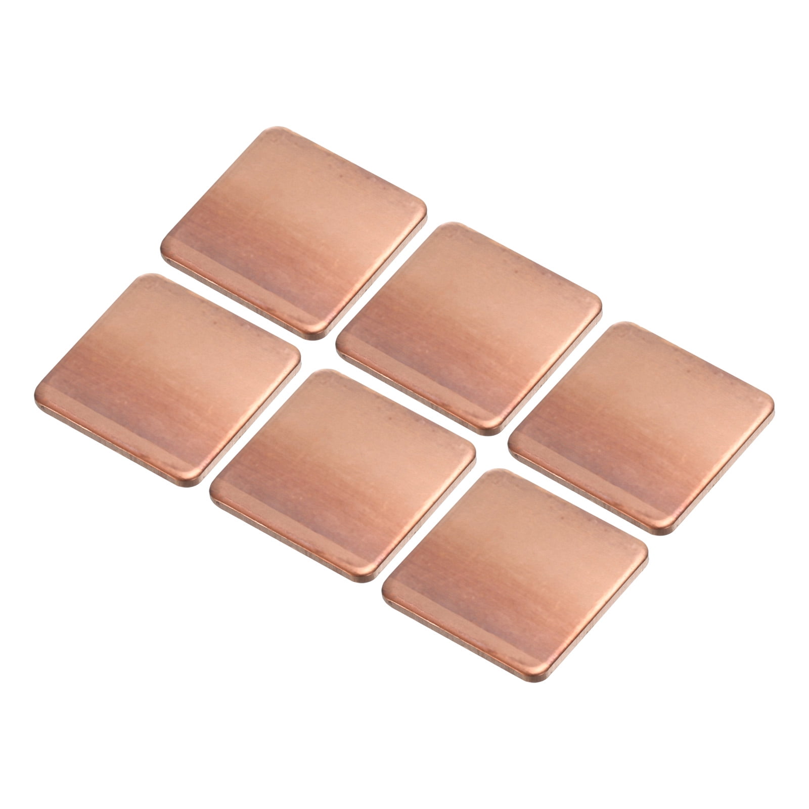 Uxcell Heatsink Copper Pad Shim 20mm x 20mm x 1.5mm Thermal Conductive ...
