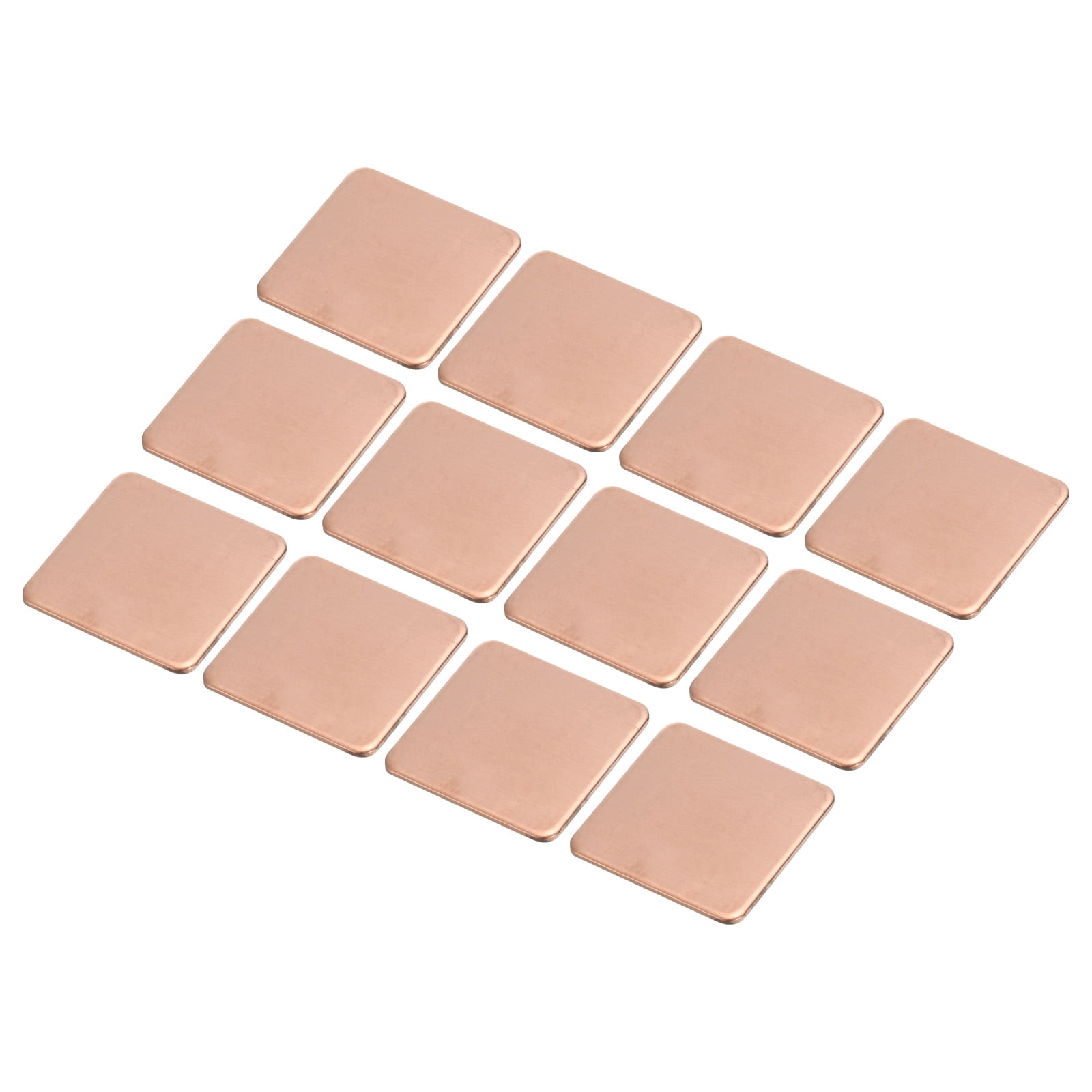Uxcell Heatsink Copper Pad Shim 20mm x 20mm x 1mm Thermal Conductive ...