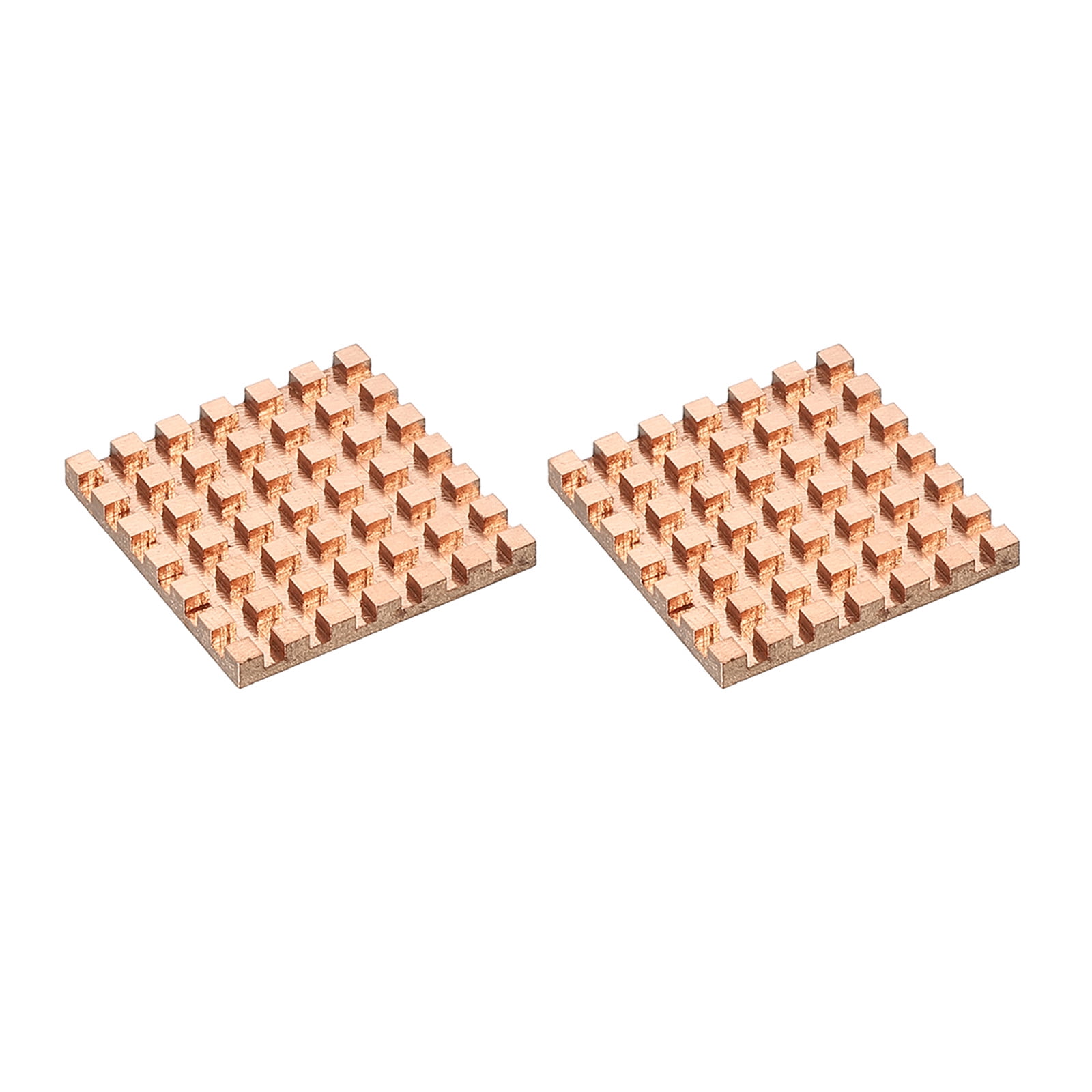 Uxcell Heatsink Kit Pure Copper 30x30x3mm for IC Chip MOS Memory Heat ...