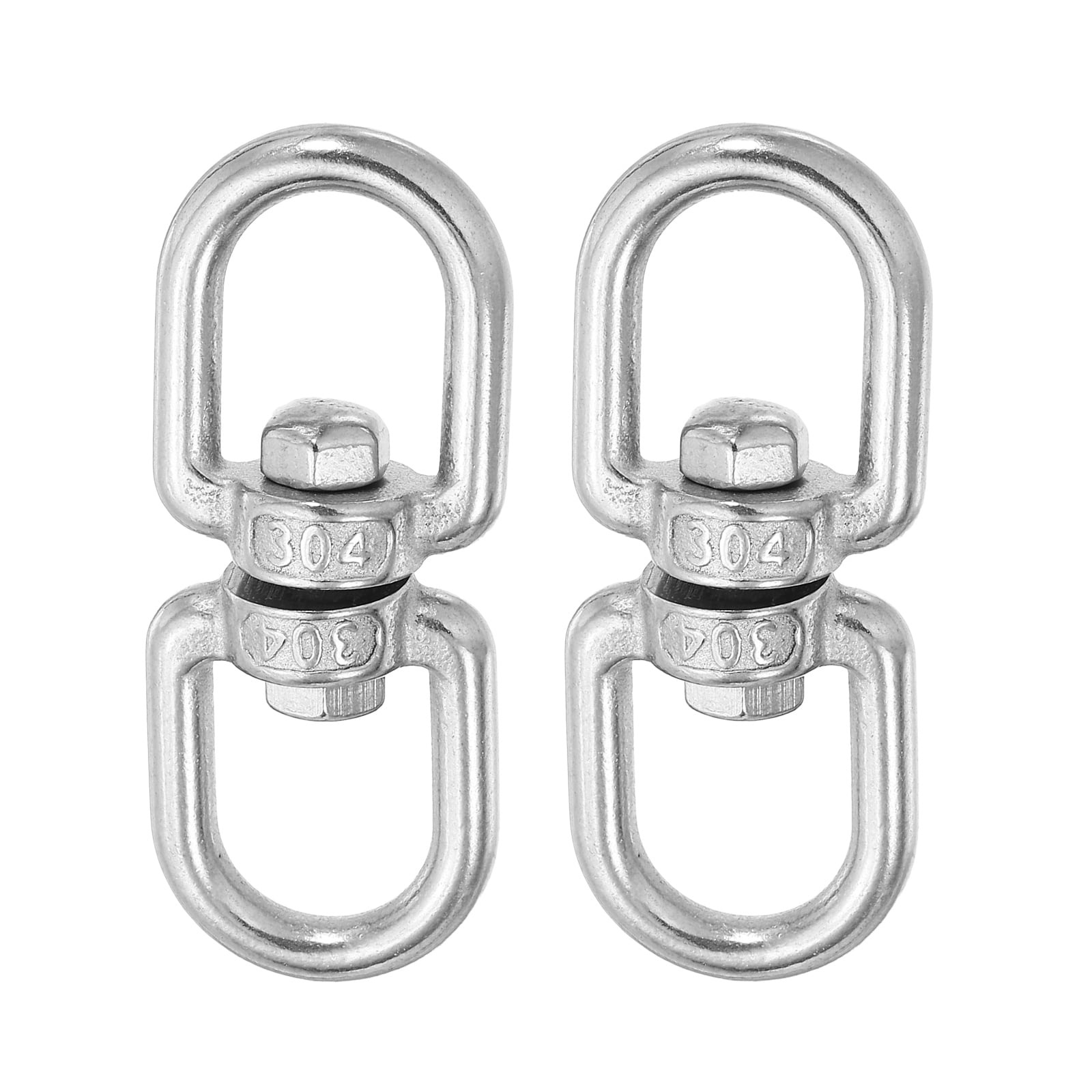 Uxcell Heavy Duty Double Swivel Eye Hook, Ended Eye to Eye Chain Swivel ...