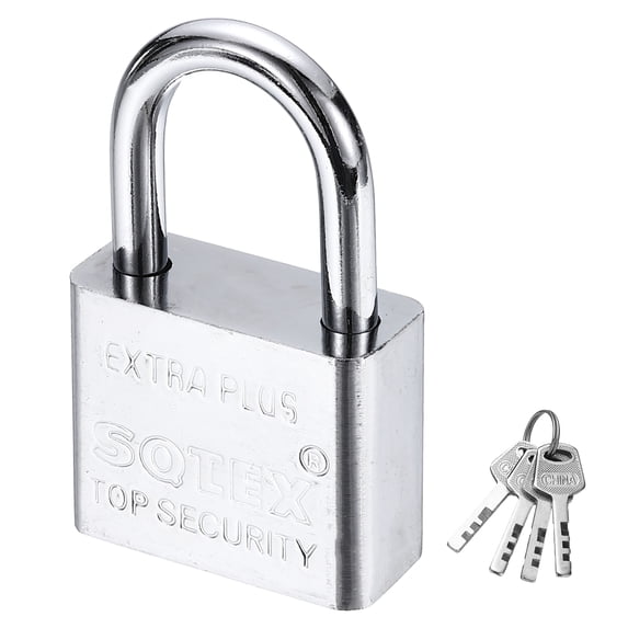 Uxcell Heavy Duty Lock, (W: 1-9/16inch / 40mm, Silver)(1Pcs), Alloy ...