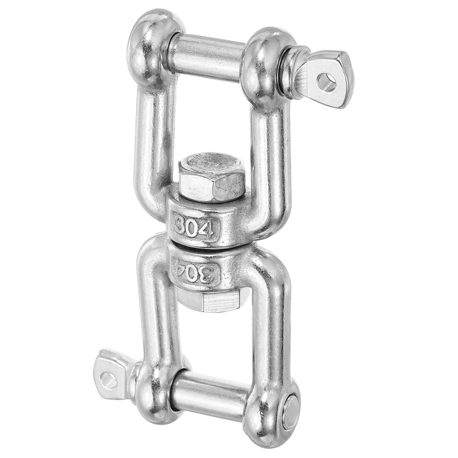 Uxcell Heavy Duty M10 Double Swivel Eye Hook, 304 Stainless Steel Chain ...