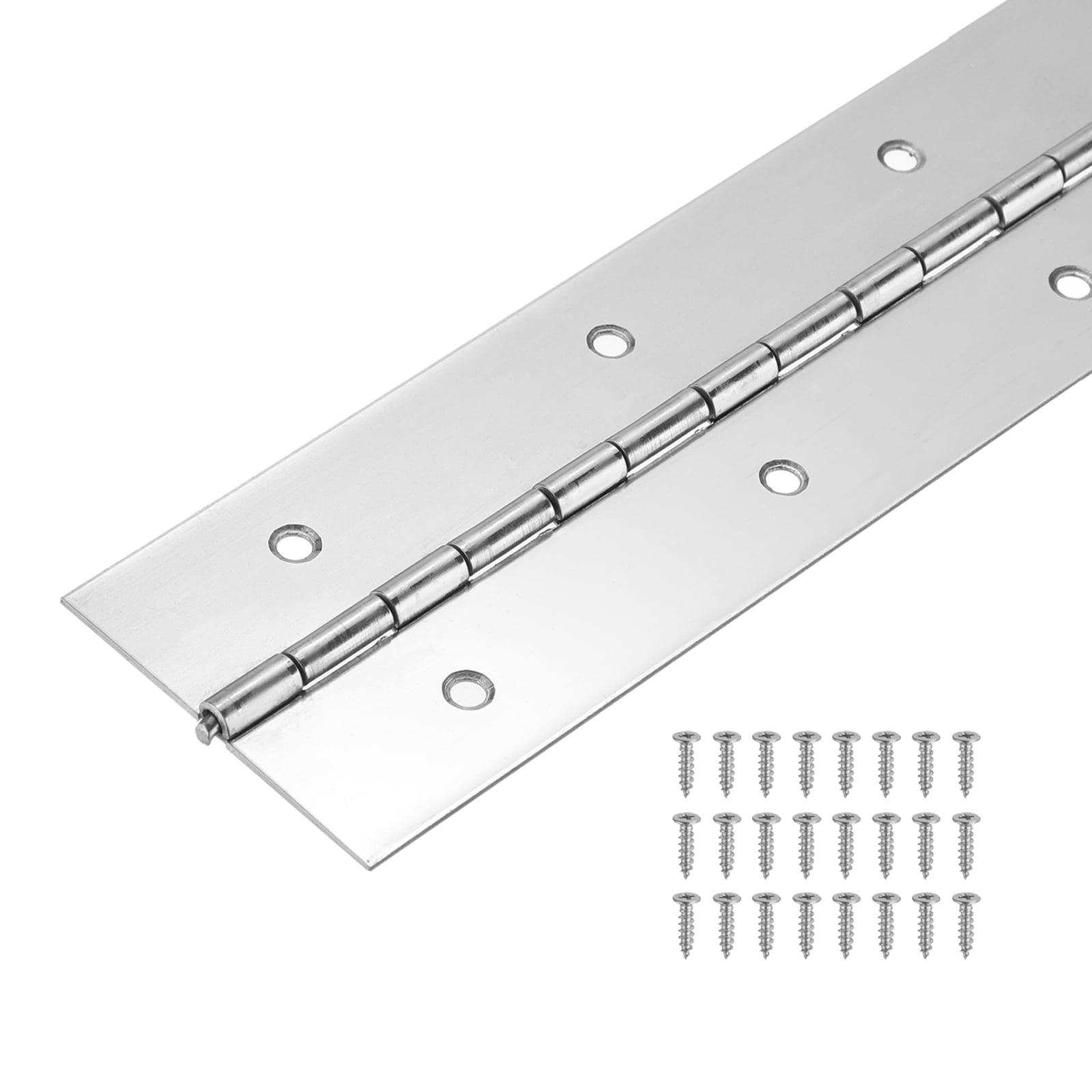 Uxcell Heavy Duty Piano Hinge 750 x 50.8 x 1 mm, 1 Pack 304 Stainless ...