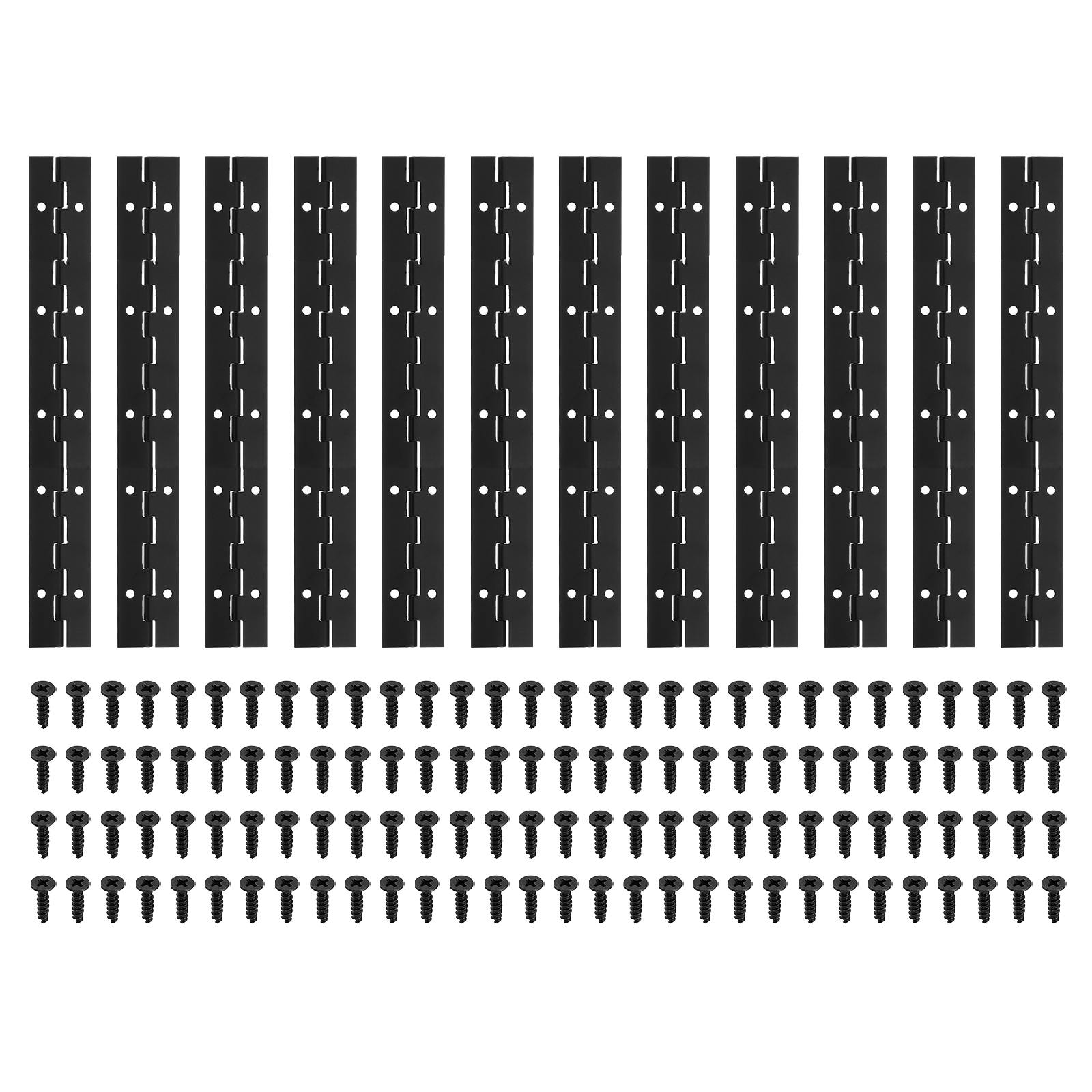 12x1.2 Inch Piano Hinge,12 Pcs Continuous Hinge with Holes for Piano ...