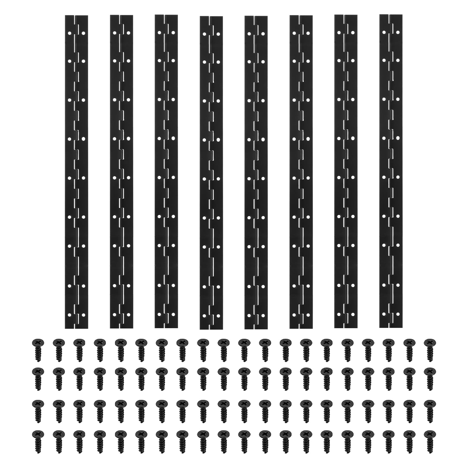 18x1.2 Inch Piano Hinge,8 Pcs Continuous Hinge with Holes for Piano ...