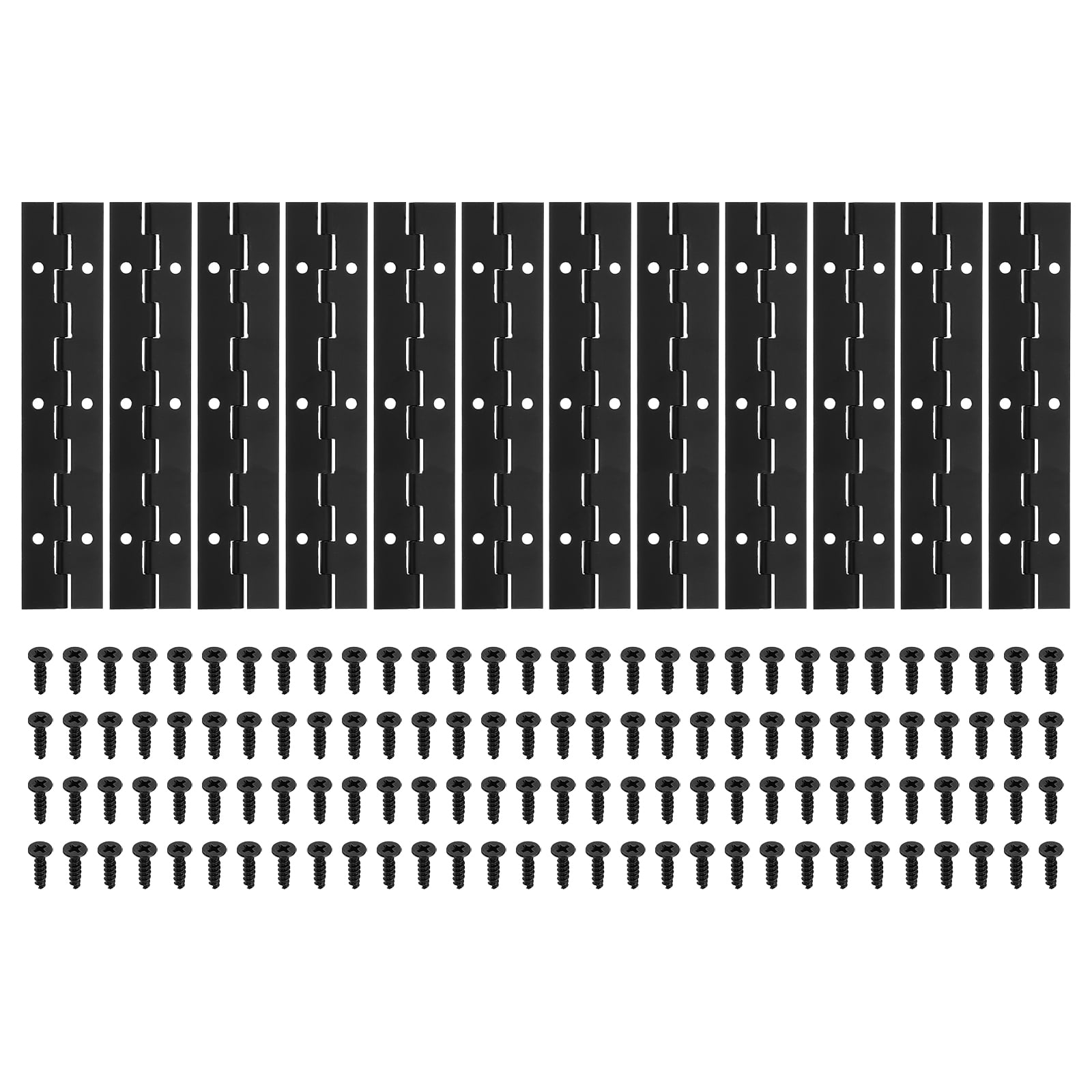 6x1.2 Inch Piano Hinge,12 Pcs Continuous Hinge with Holes for Piano ...